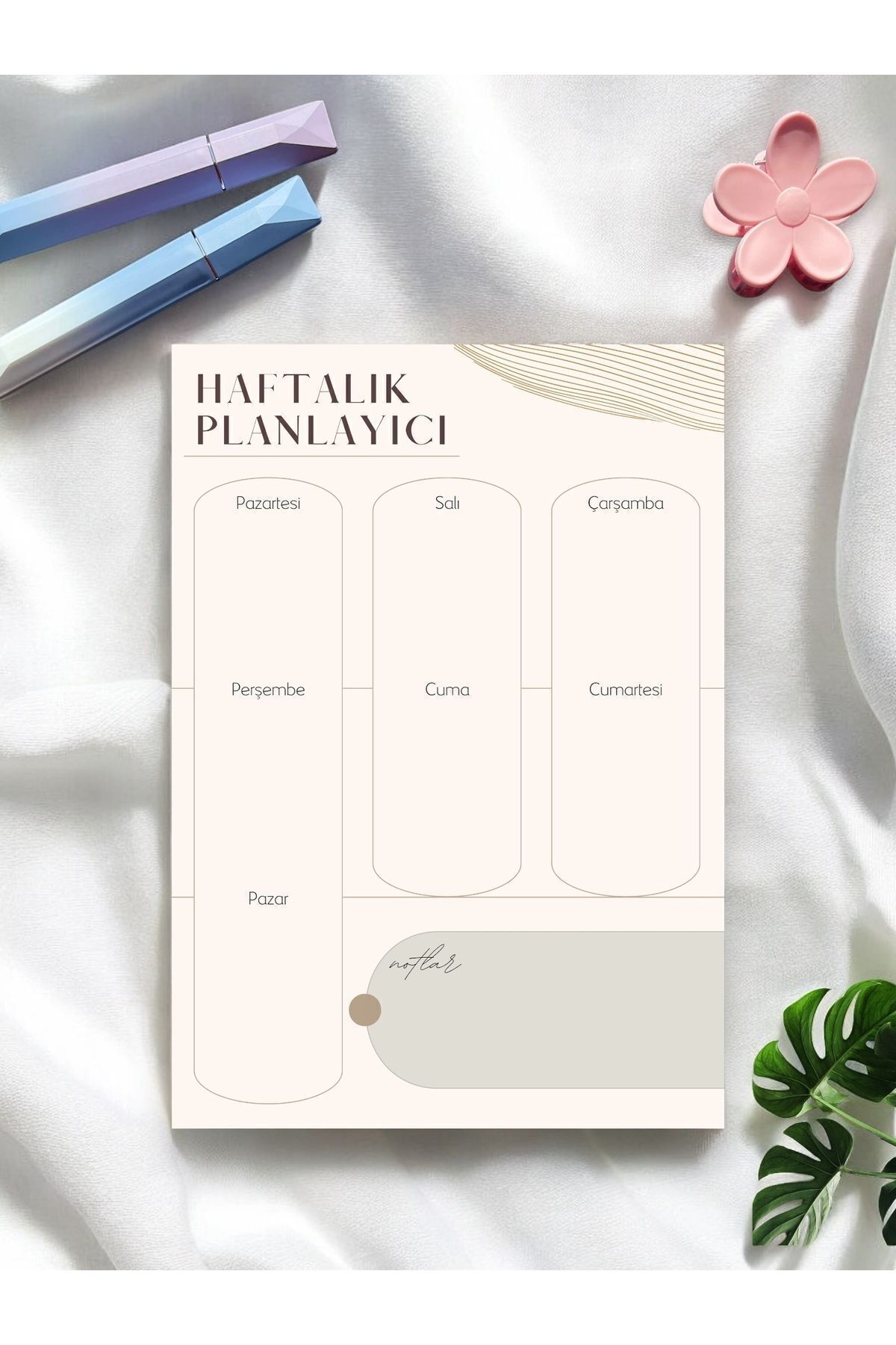 Mirya Notes A5 Modern Haftalık Planlayıcı - Notepad - Not Defteri ...