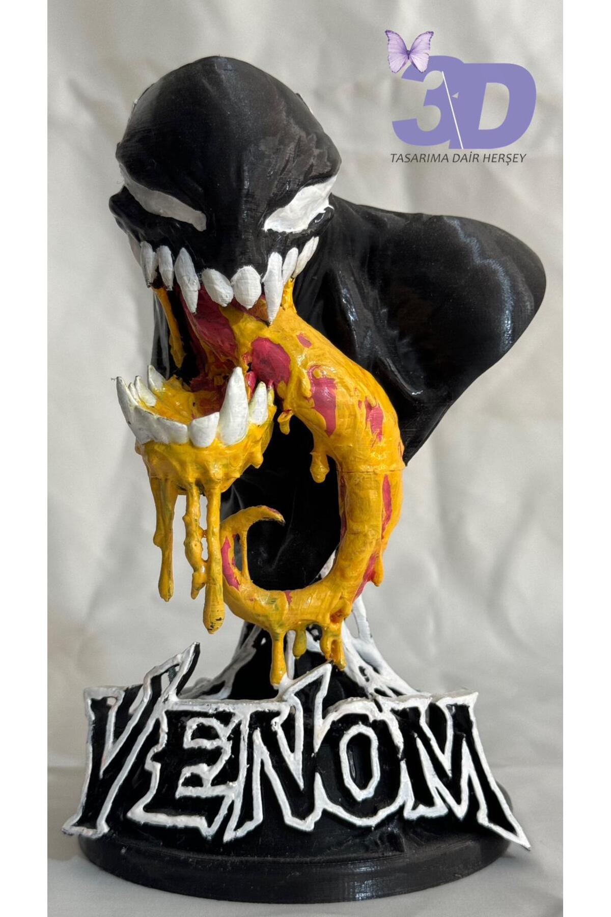 3D HAPPY Venom Büst / Figür - Marvel Comics - 20 Cm Boyunda Fiyatı ...