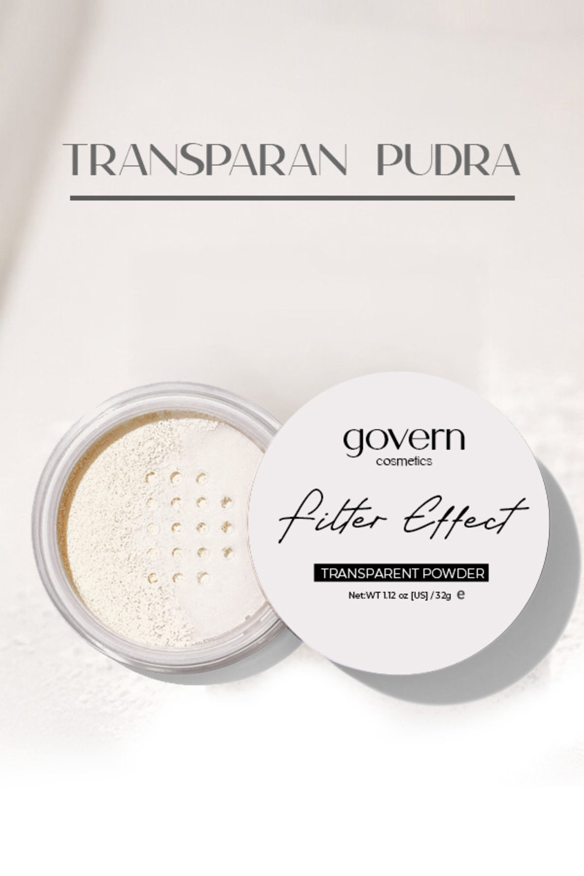 govern Profesyonel Transparan Pudra - Transparent Powder - Beyaz ...