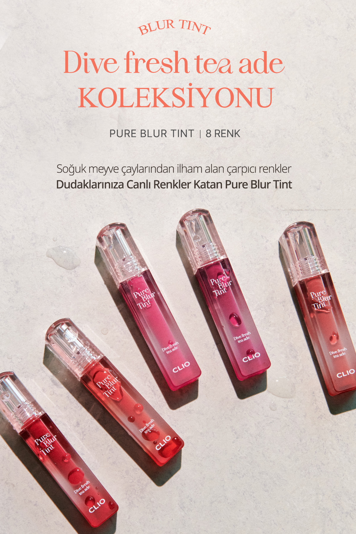 CLIO Blur Efekti Sunan Tint Clio Pure Blur Tint (03 Downy And Pink ...