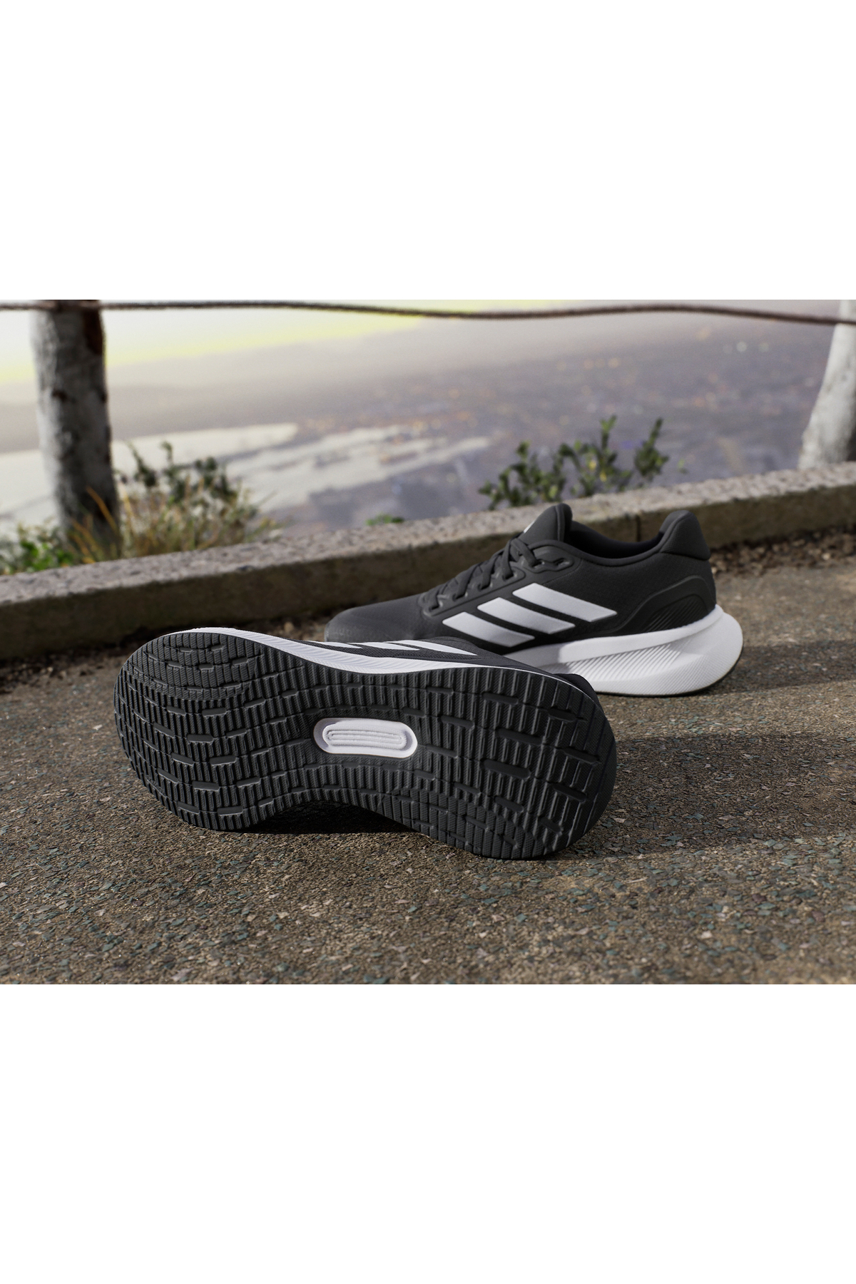 adidas Runfalcon 5 Black Daily Running Sports Shoes- Trendyol