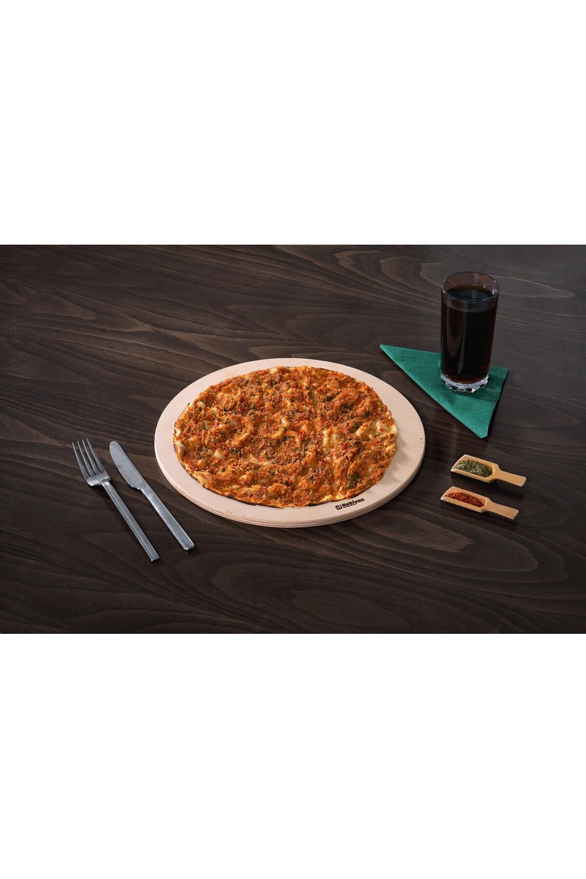 Nebiyan Ahşap Sunum Sürmene, Lahmacun Ve Pizza Tabağı-doğal Ahşap Pide ...