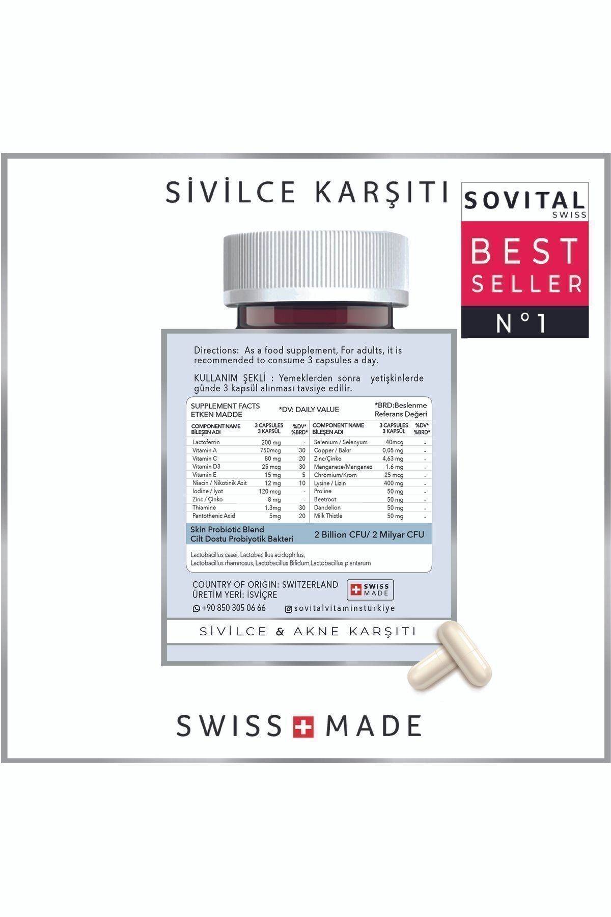 SOVITAL Advantageous Package - No Cry Menstrual Period + Baby Face Acne ...