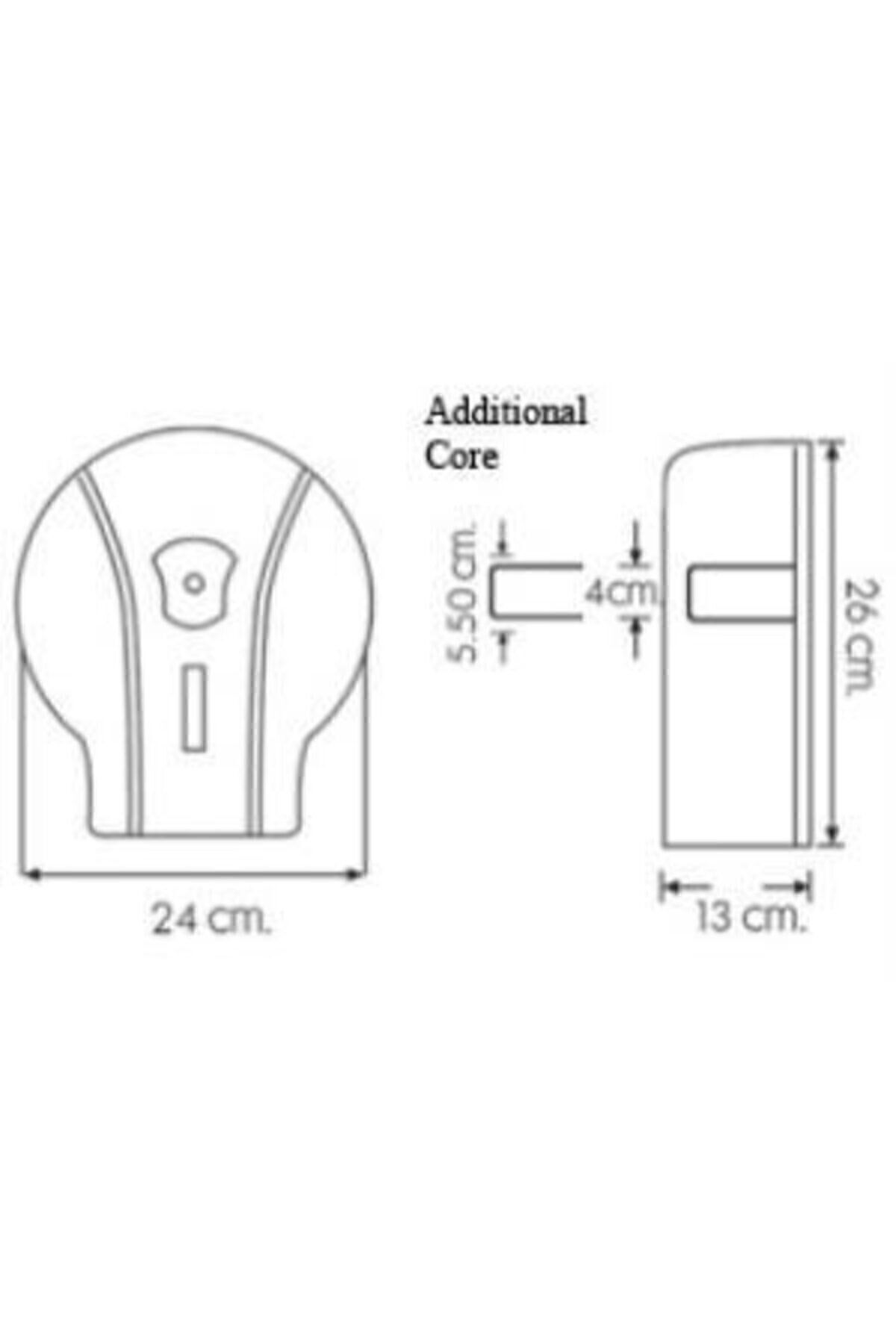 Vialli Mj1 Mini Jumbo Wc Tuvalet Kağıdı Dispenseri Aparatı Beyaz Fiyatı ...