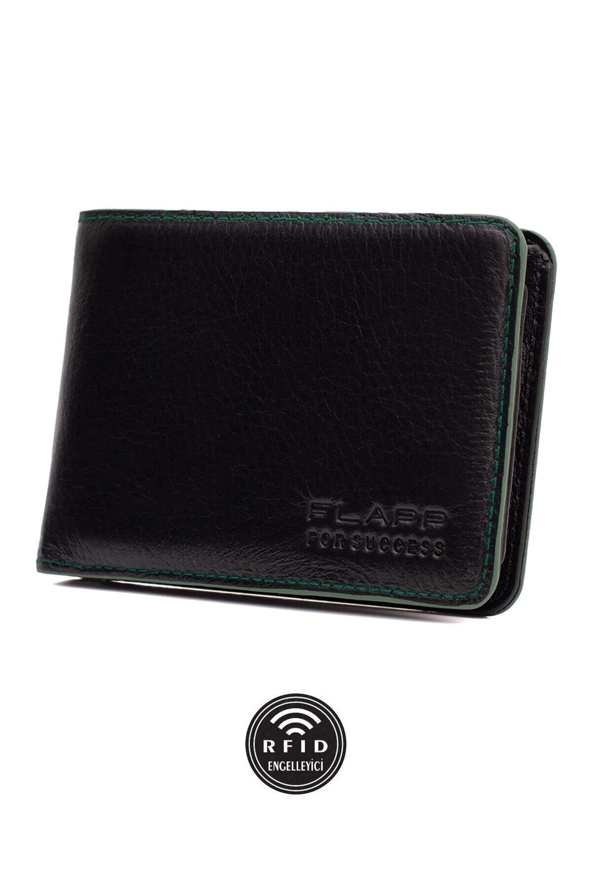 Flapp Hakiki Deri Rfıd Korumalı Yeşil Kenar Boyalı Spor Cüzdan Fiyatı, Yorumları - Trendyol