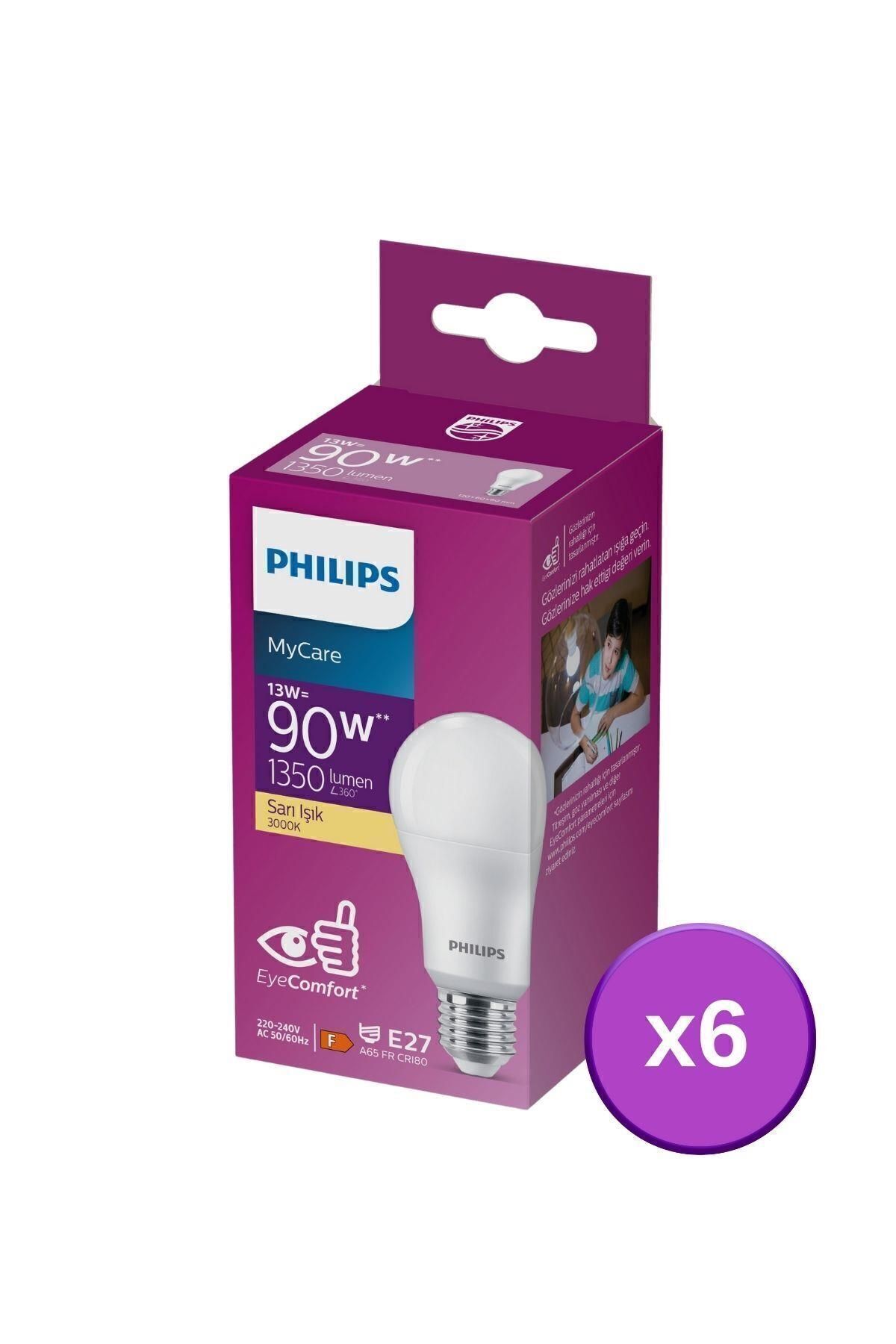 Philips Led 13w Ampul 3000k Sarı Işık 6lı - Fiyatı, Yorumları