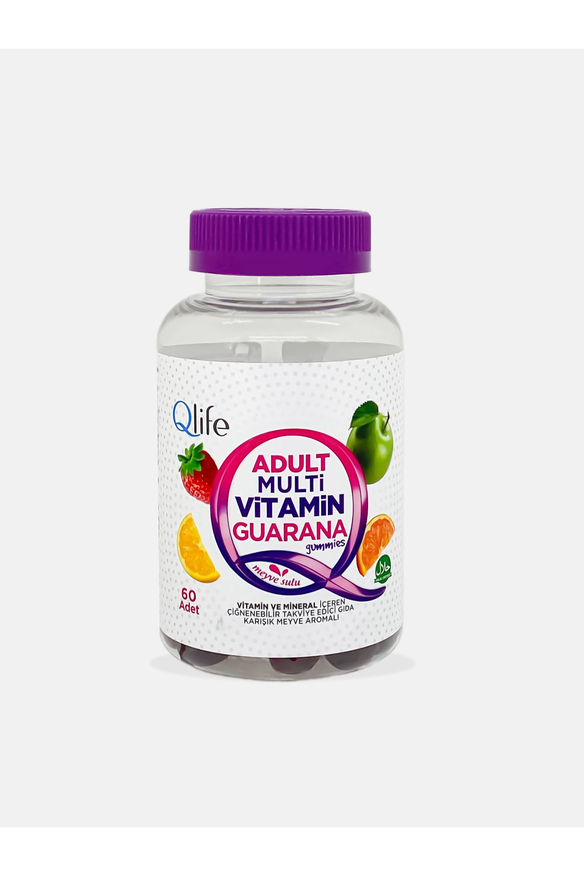 Qlife Adult Multi Vitamin Guarana Gummies 60 Adet - Fiyatı, Yorumları