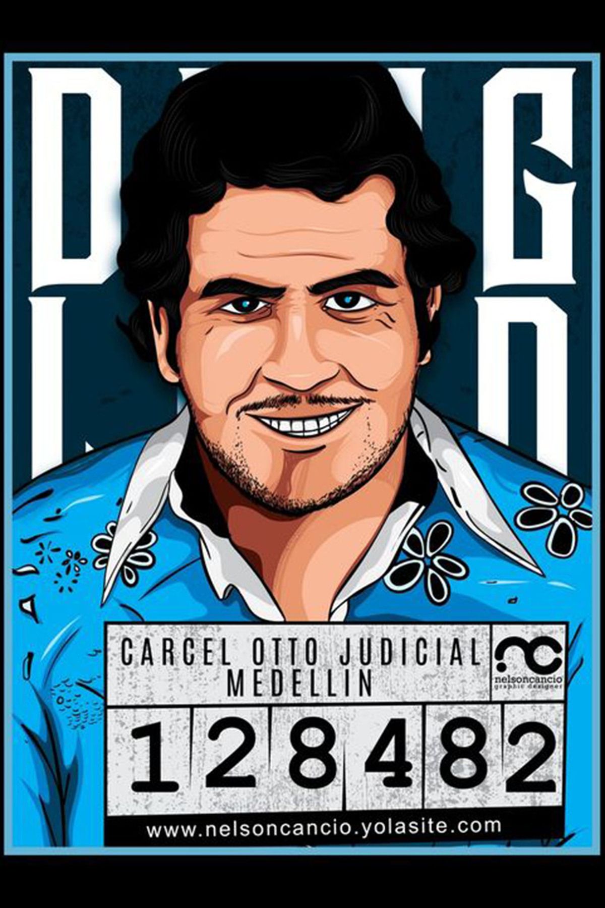 Hayal Poster Pablo Escobar Retro Plate - Wooden Painting Pe1001- Trendyol