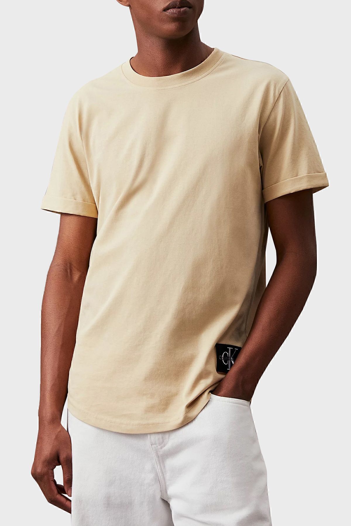 Calvin Klein % 100 Pamuk Bisiklet Yaka Regular Fit T Shirt ...