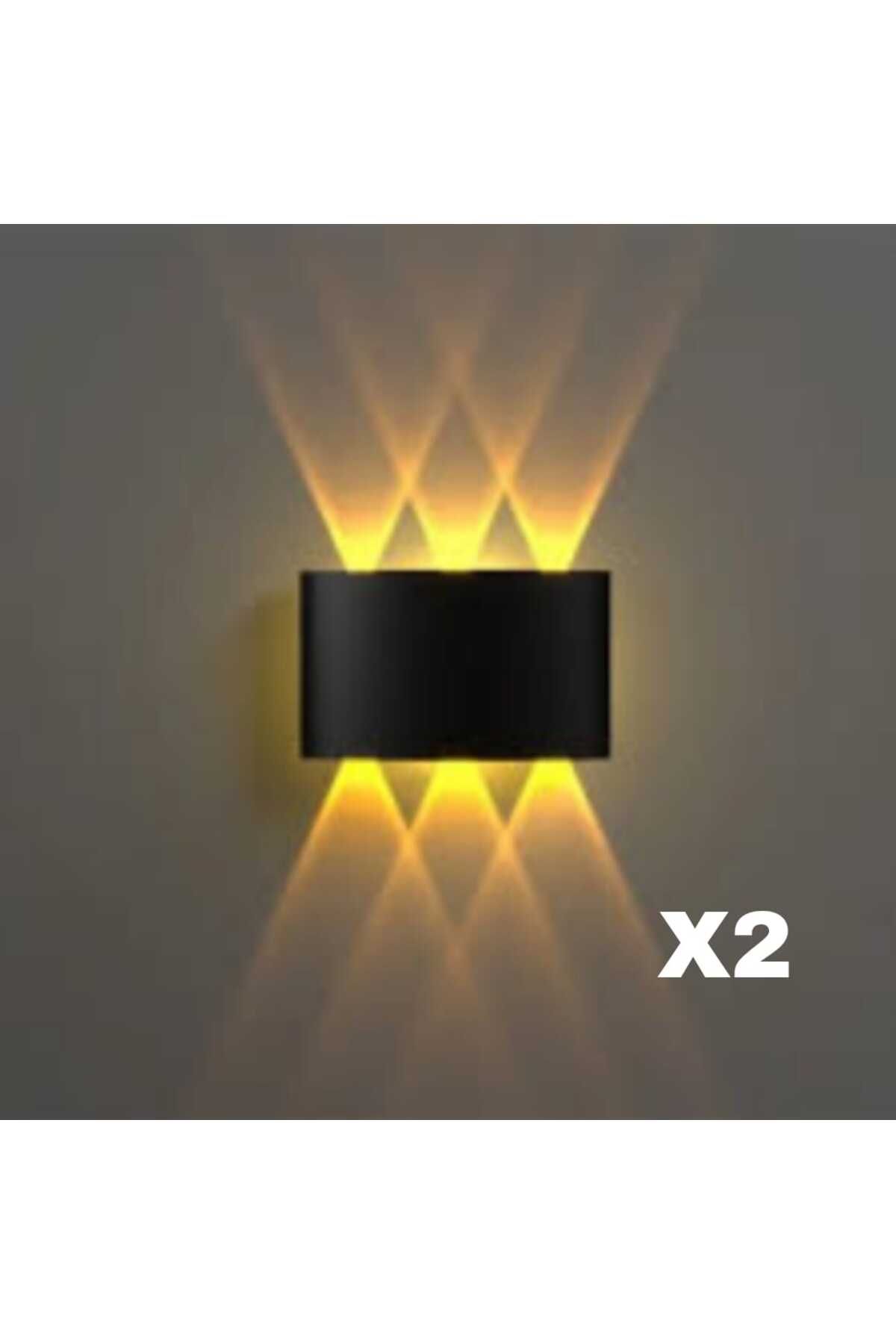 CFR LED AYDINLATMA DEKORATİF 10W ÇİFT YÖNLÜ İÇ-DIŞ MEKAN SİYAH KASA ...