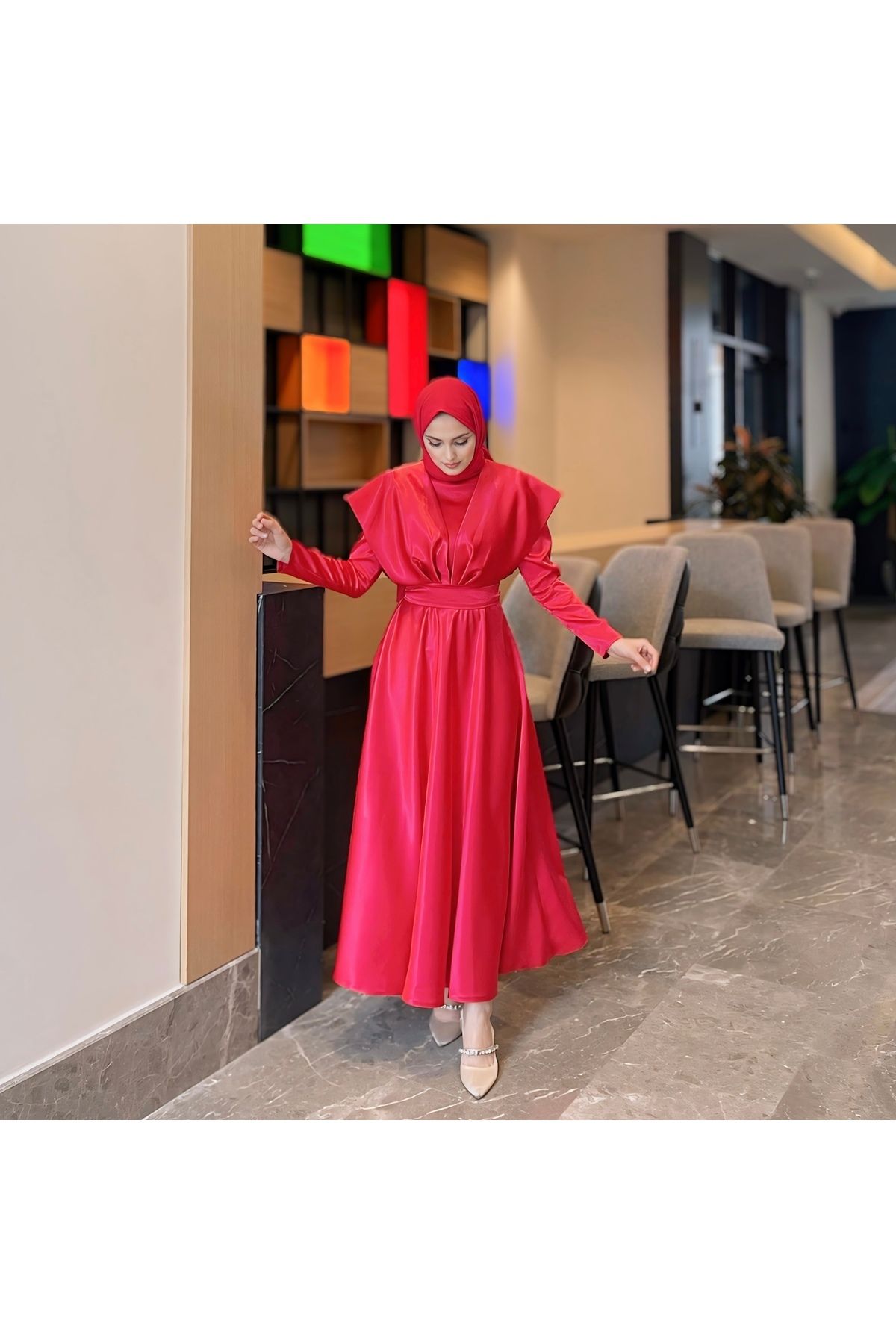 MOOLİSA Ressa Abiye Kırmızı - Fiyatı, Yorumları