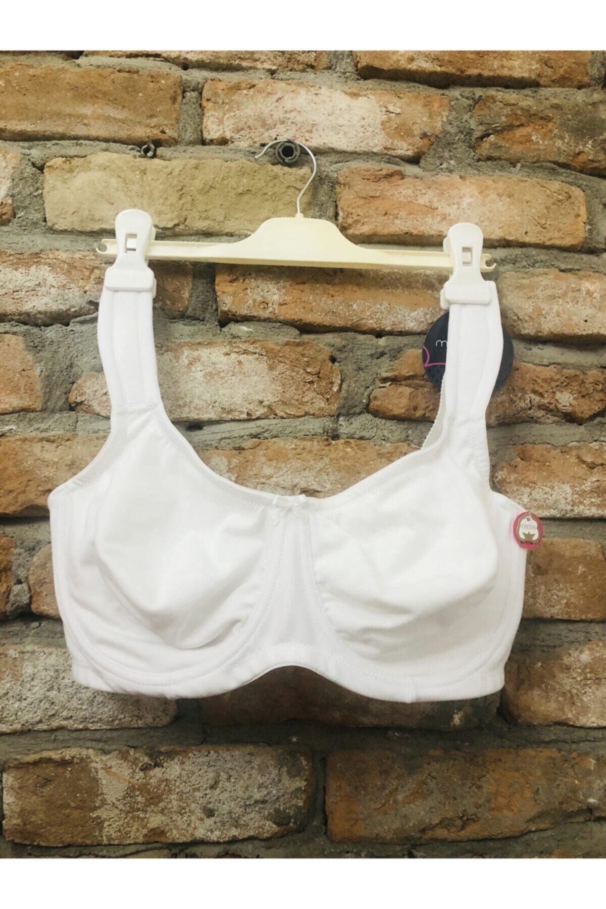 MOONLİGHT 2177 Beyaz Cotton (PAMUKLU) Minimizer Toparlayıcı Sütyen ...