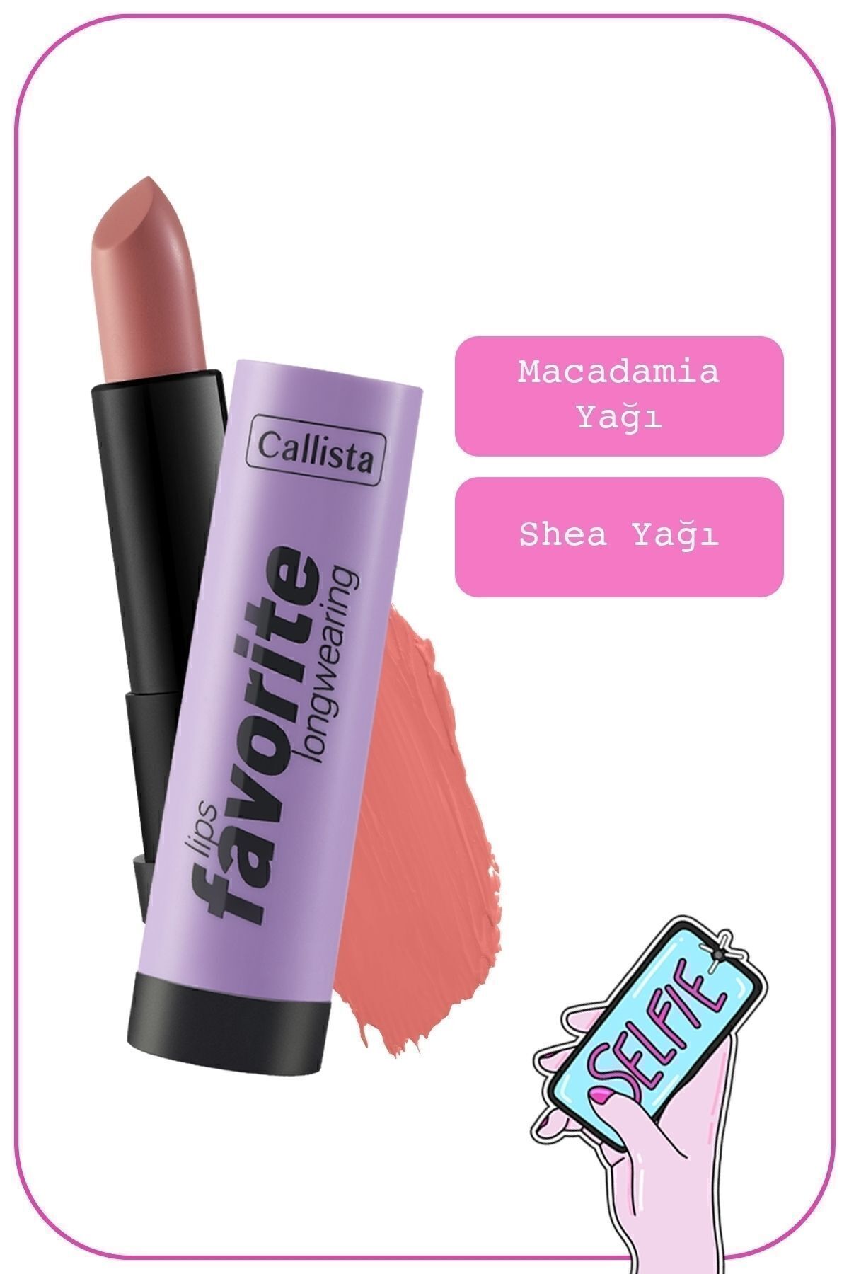 Callista Lips Favorite Longwearing Lipstick Ruj 301 Serving Looks ...