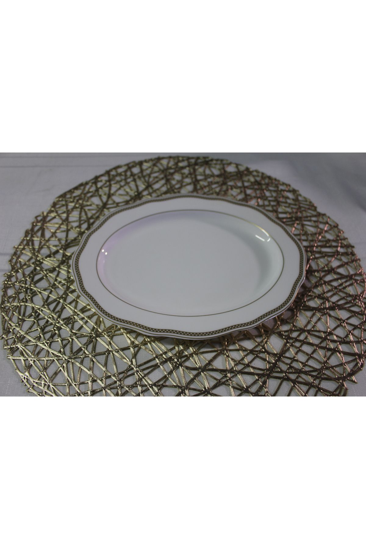 Trinice Bone China Grand Prix 90 Parça Lüks Porselen Yemek Takımı ...