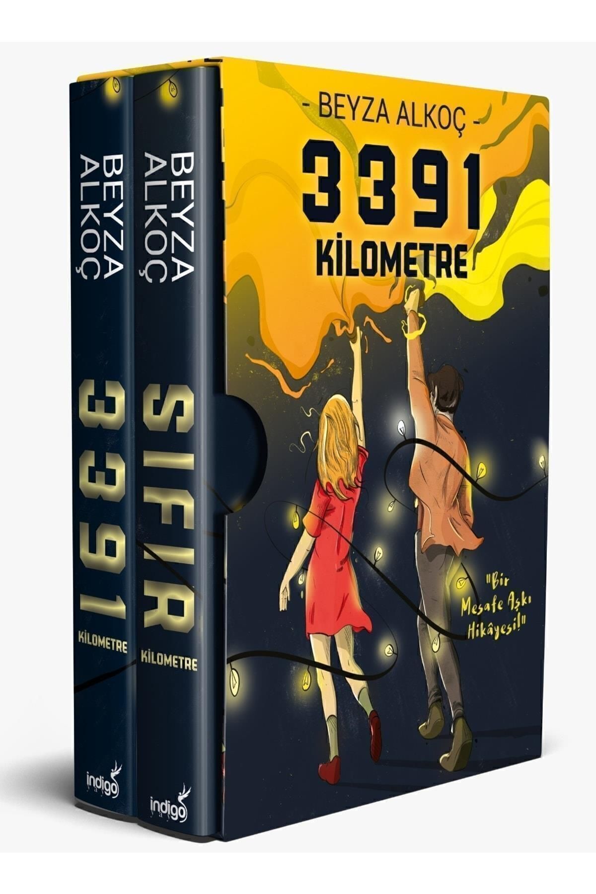 İndigo Kitap Sıfır Kilometre - 3391 Kilometre 2 Kitap Set (CİLTLİ ...