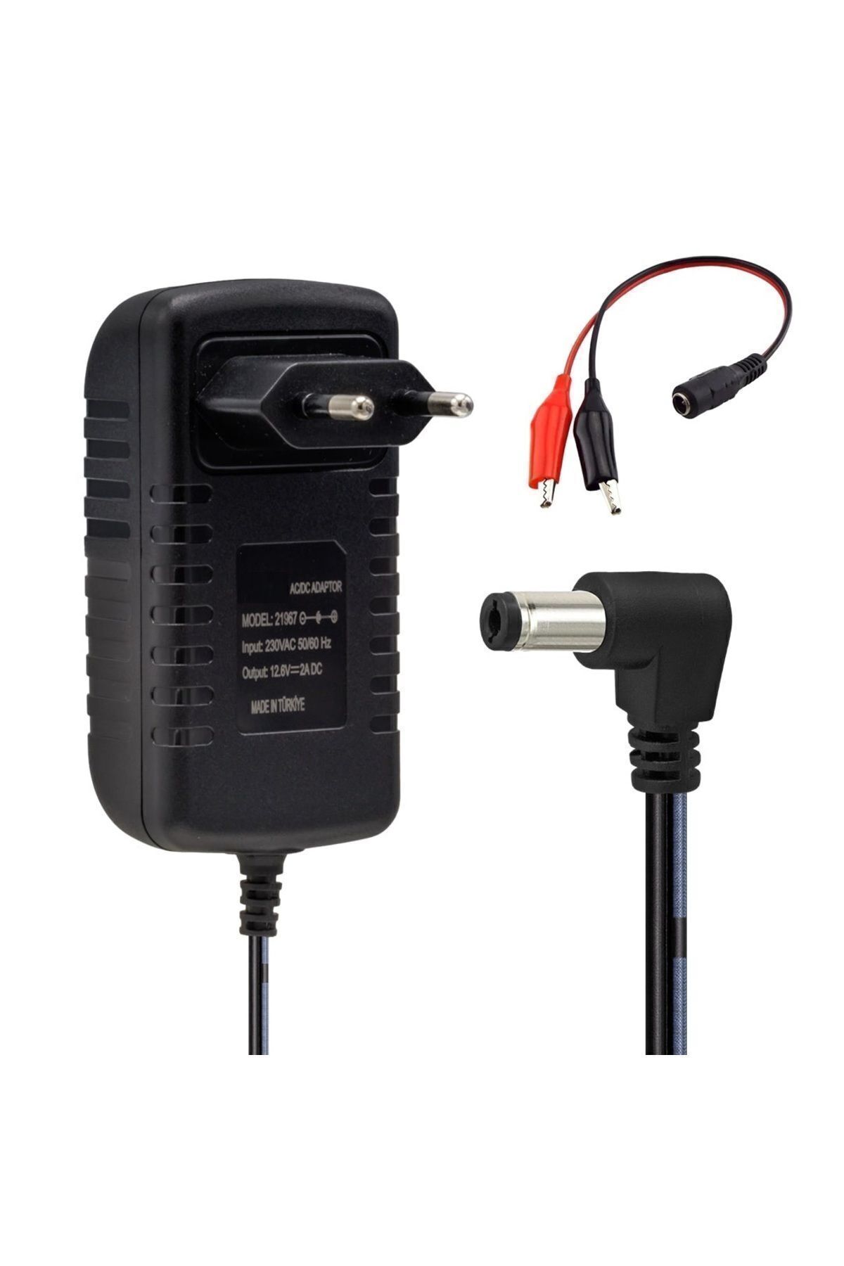 TechMore Akü Şarj Cihazı 12.6v Lityum Pilli. Şarjlı Matkap, Şarjlı El ...