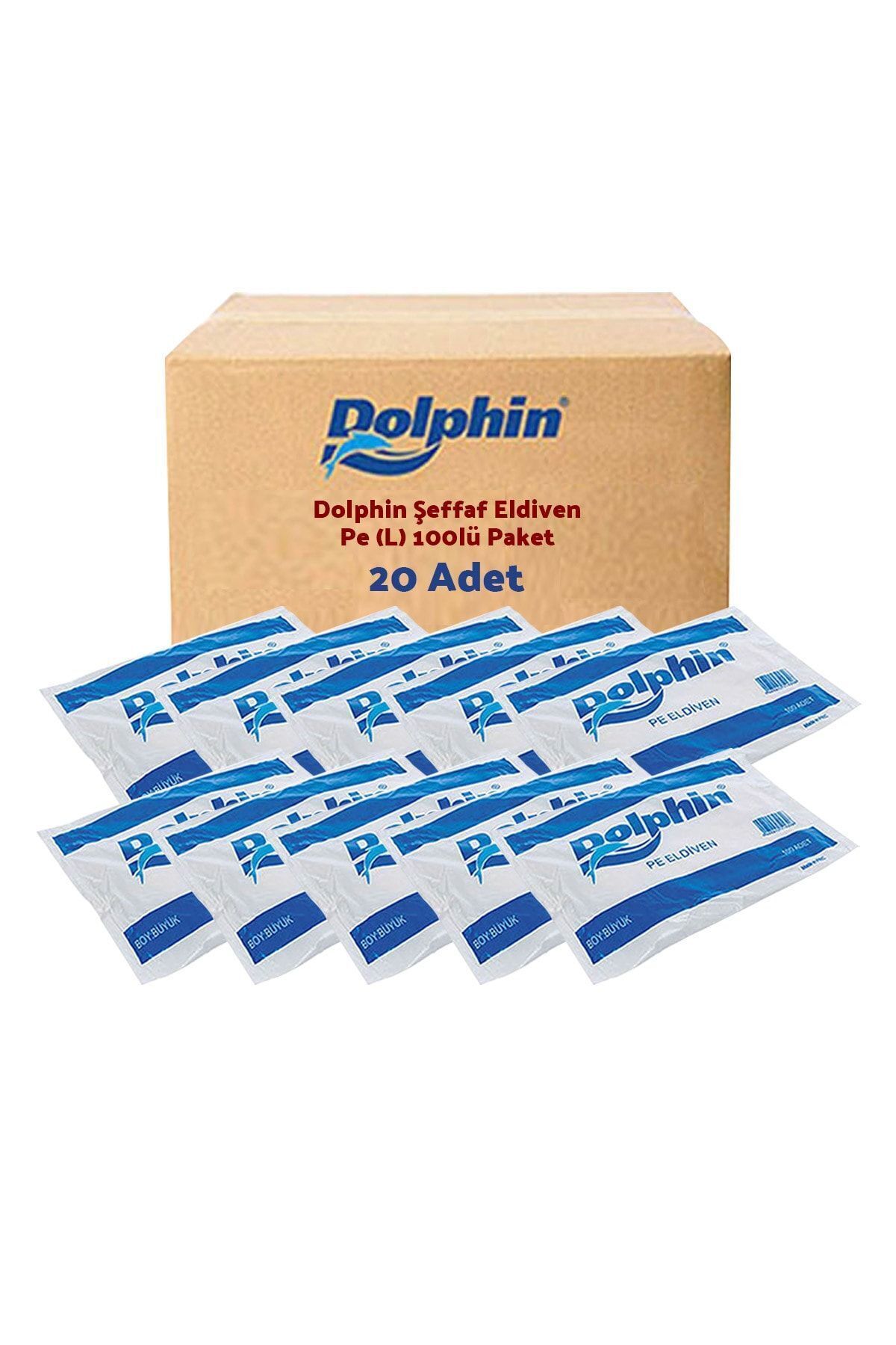 Dolphin Şeffaf Eldiven Pe (L) 100lü Paket 20 Adet - Fiyatı, Yorumları