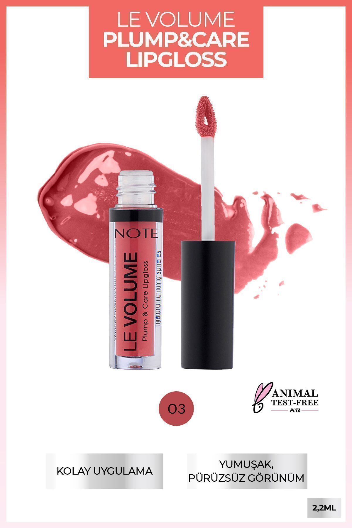 Note Cosmetics Le Volume Plump & Care Lipgloss Nemlendirici Dudak ...