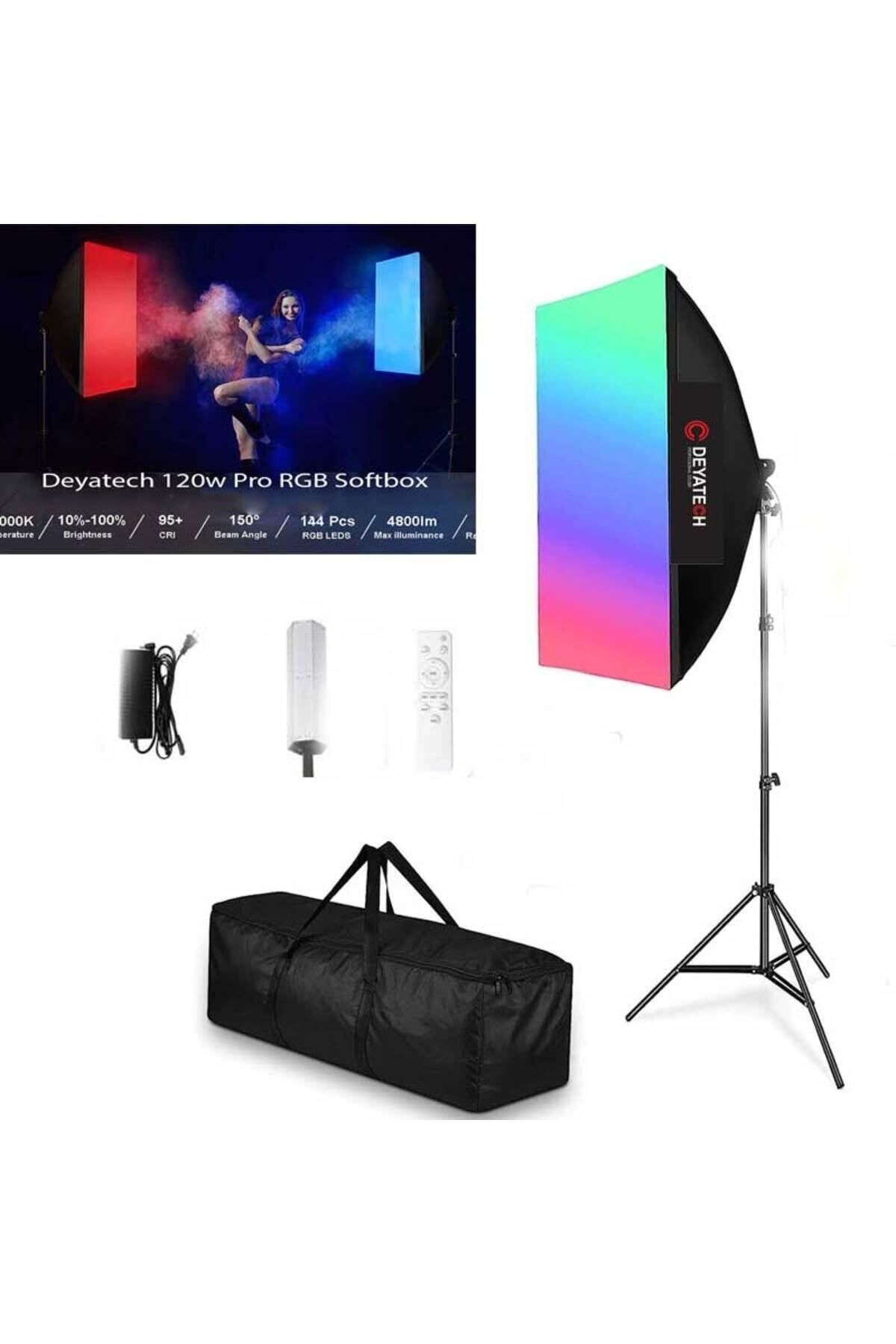 Deyatech 120w RGB Softbox 60x90cm 3000-5500k Led Video Ve Fotoğraf ...