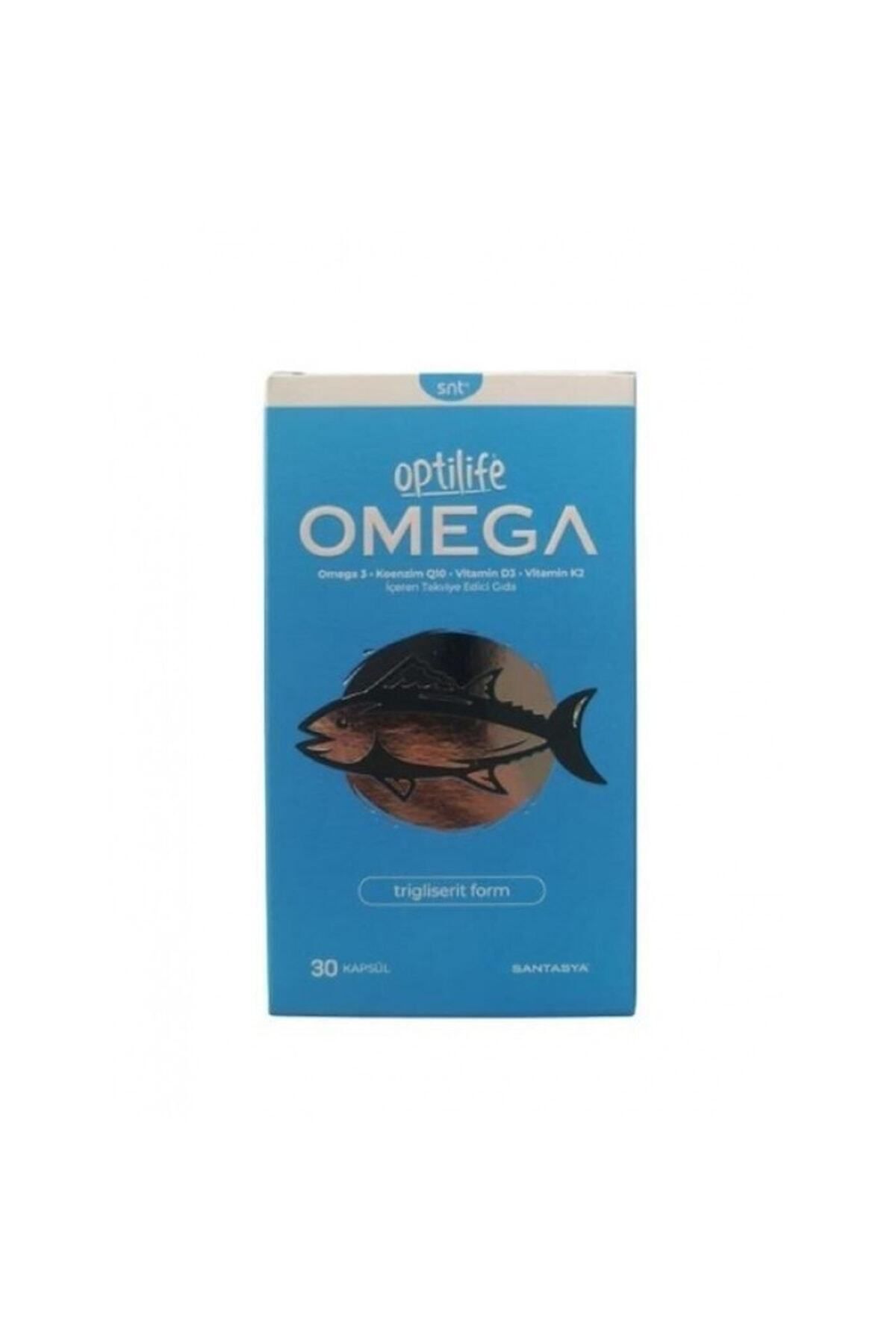 Optilife Omega-3 Koenzim Q10 Vitamin D3&k2 30 Kapsül(YENİ AMBALAJ ...