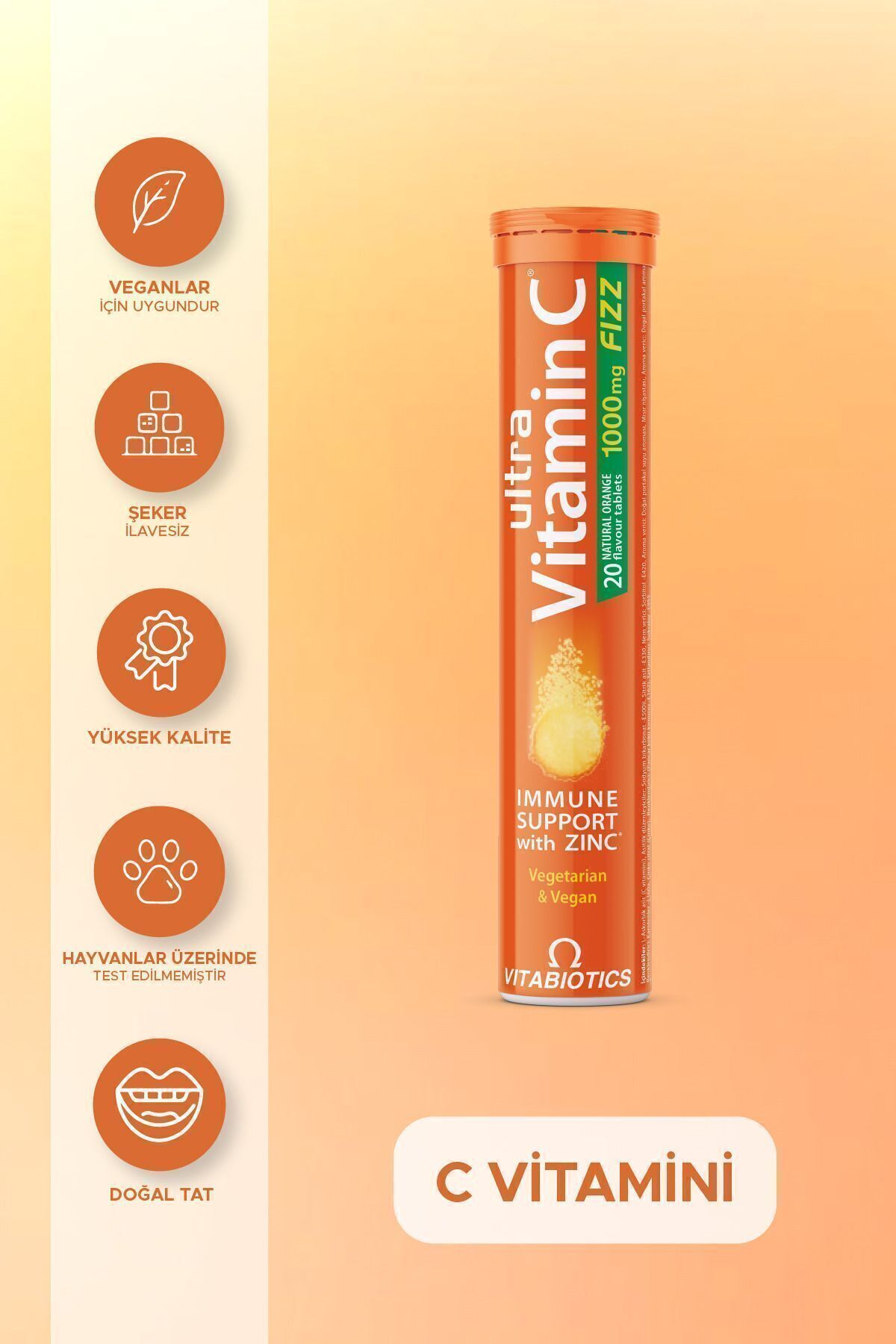 Vitabiotics Ultra Vitamin C - Fiyatı, Yorumları