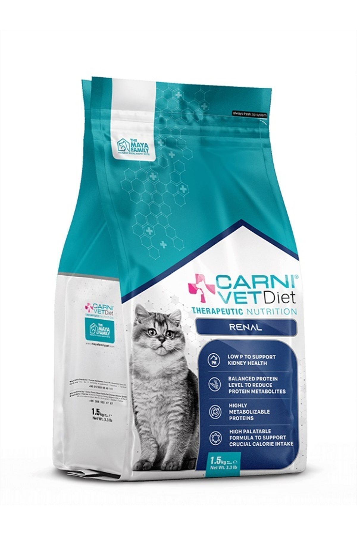 CARNİ LİFE CARNI VET DIET RENAL KEDİ MAMA 1,5 KG - Fiyatı, Yorumları