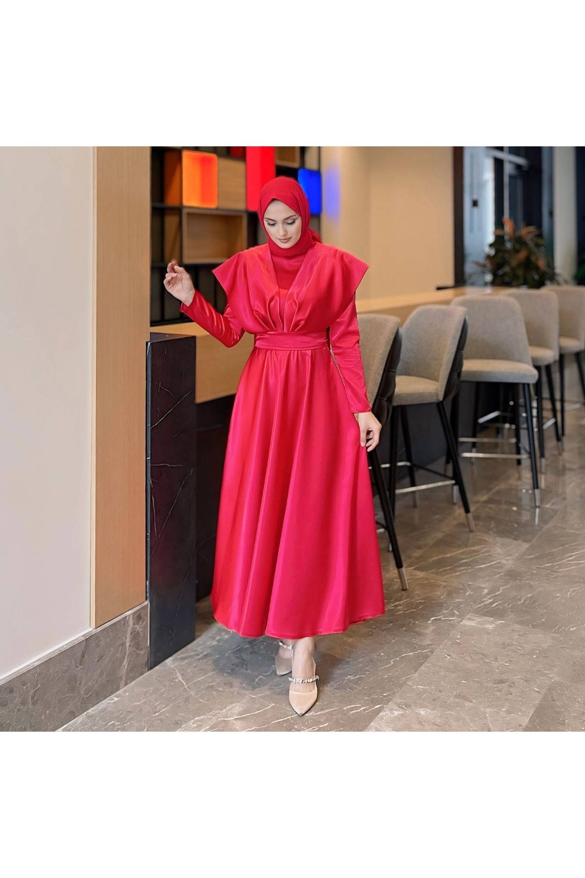 MOOLİSA Ressa Abiye Kırmızı - Fiyatı, Yorumları