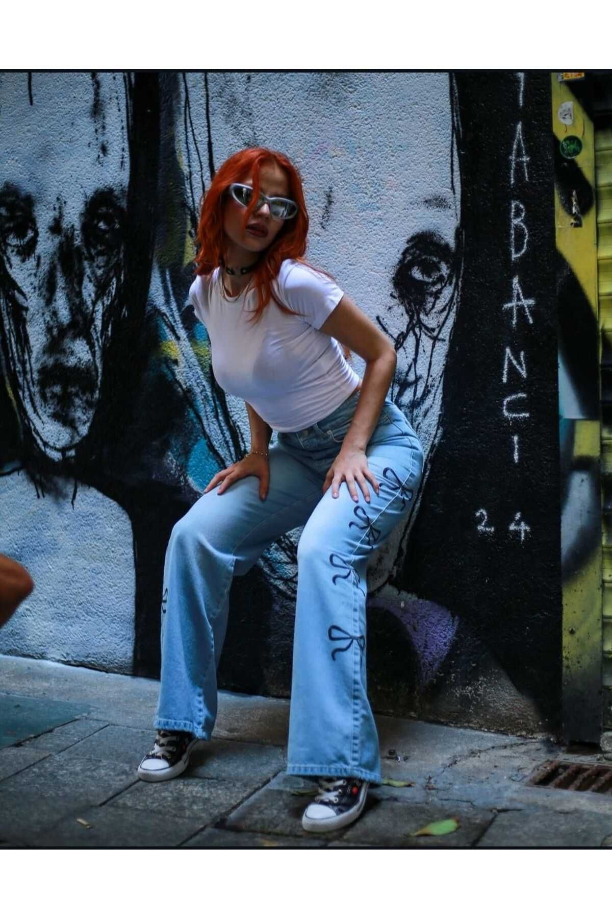More Jean Yanı Kurdaleli Pantolon - Fiyatı, Yorumları