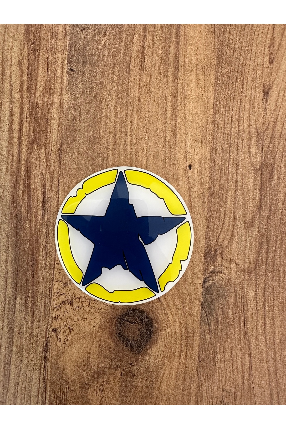 Phoenix Sarı Lacivert Taraftar Damla Sticker Çıkartma 9x9 Cm ...