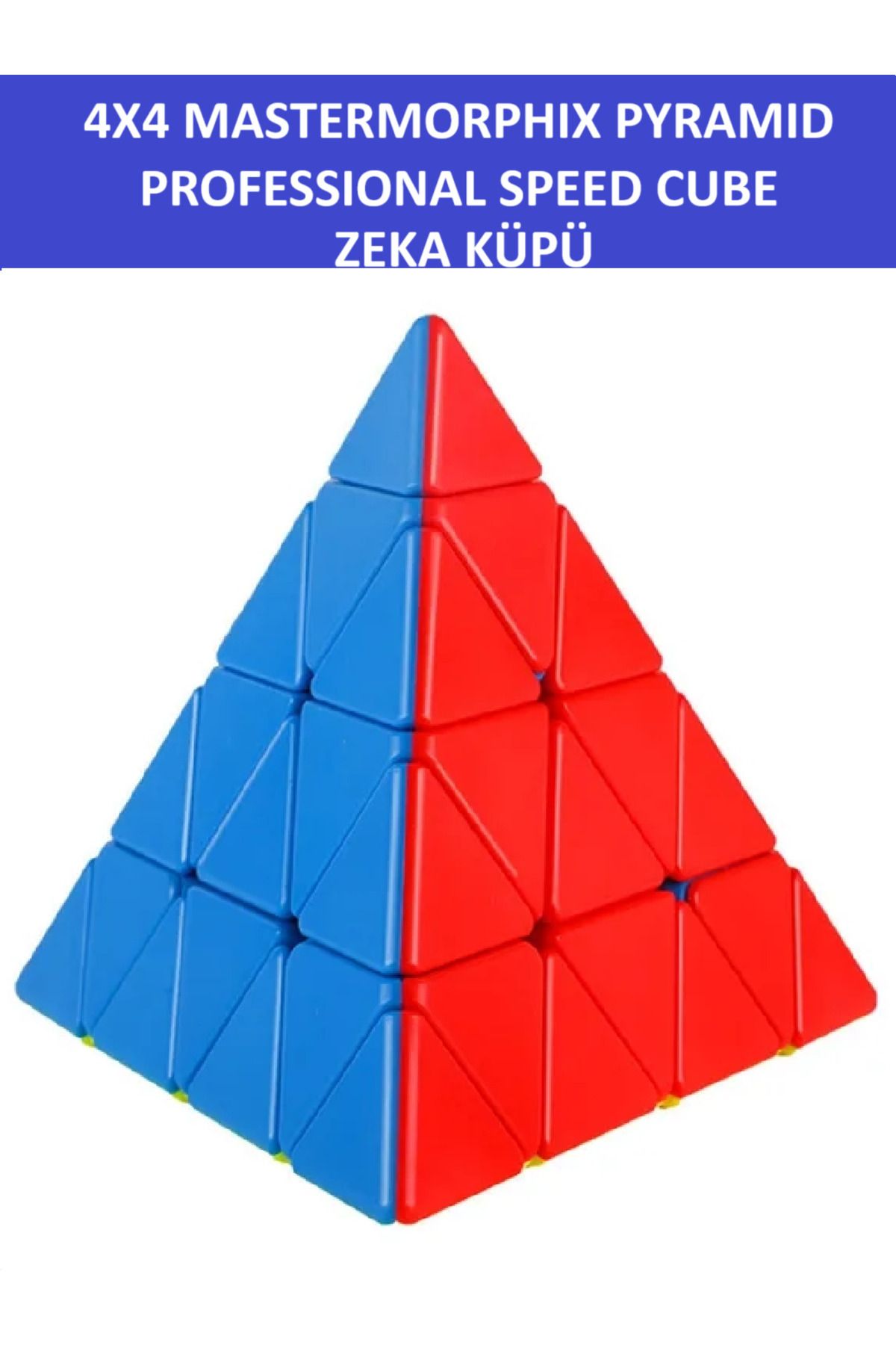 ZETCONCEPT 4X4 MASTERMORPHIX PYRAMID STICKERSIZ PROFESYONEL SPEED CUBE ...