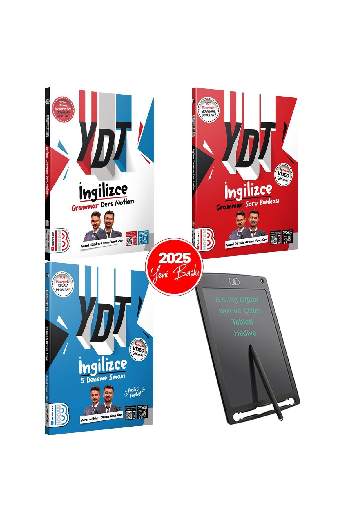 Benim Hocam Yayınları 2025 YDT İngilizce Grammar Ders Notları-Çözümlü ...