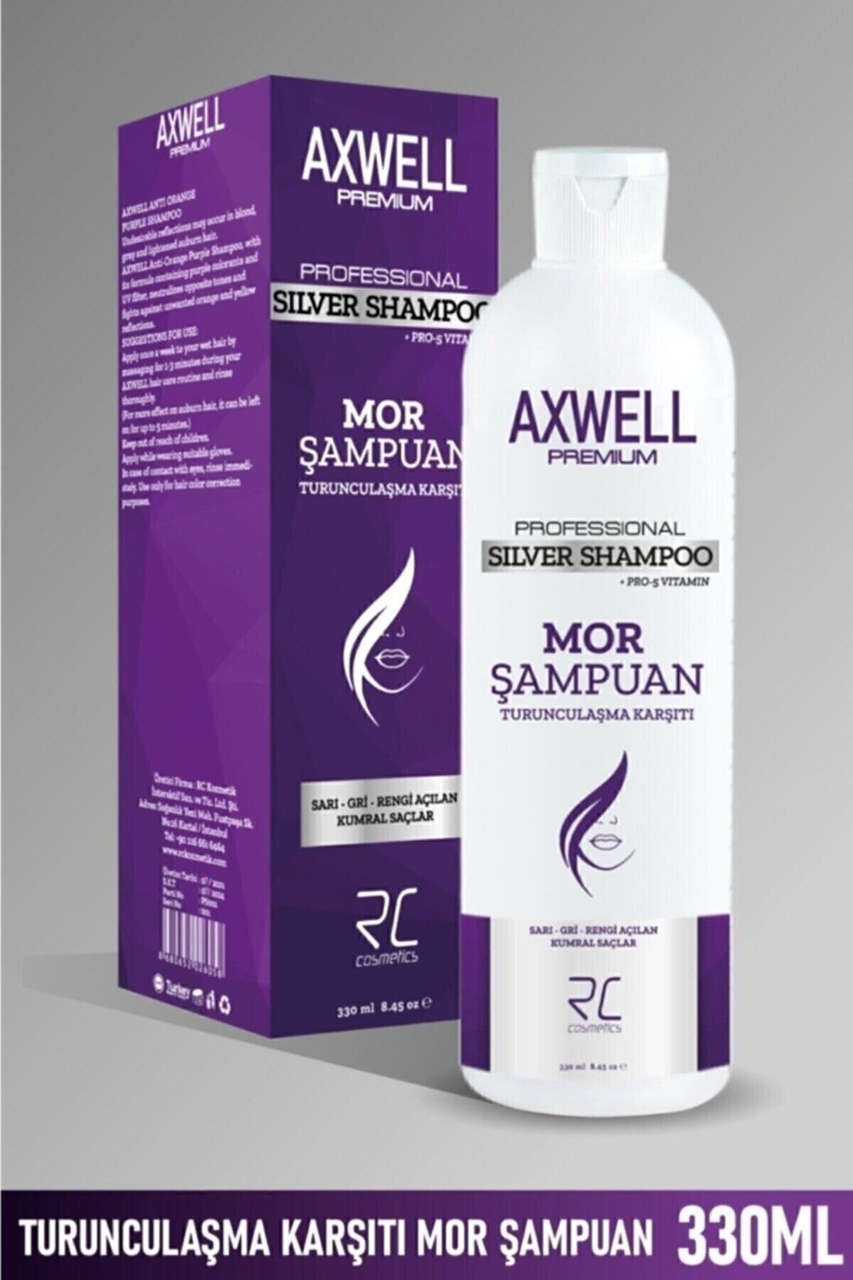 AXWELL PREMIUM Professionel Silver Shampoo Turunculaşma Karşıtı Mor ...