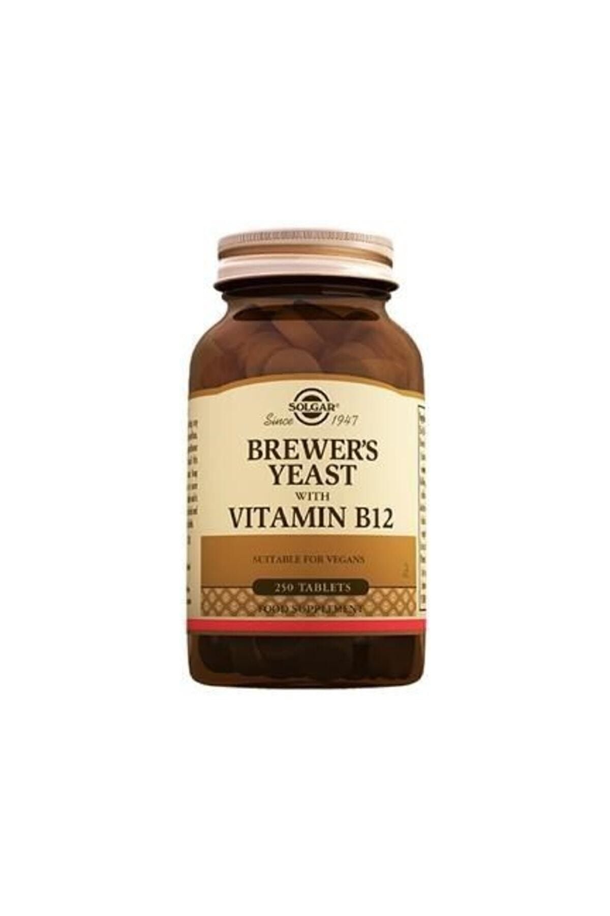 Solgar Brewers Yeast With Vitamin B12 250 Tablet Fiyatı, Yorumları ...