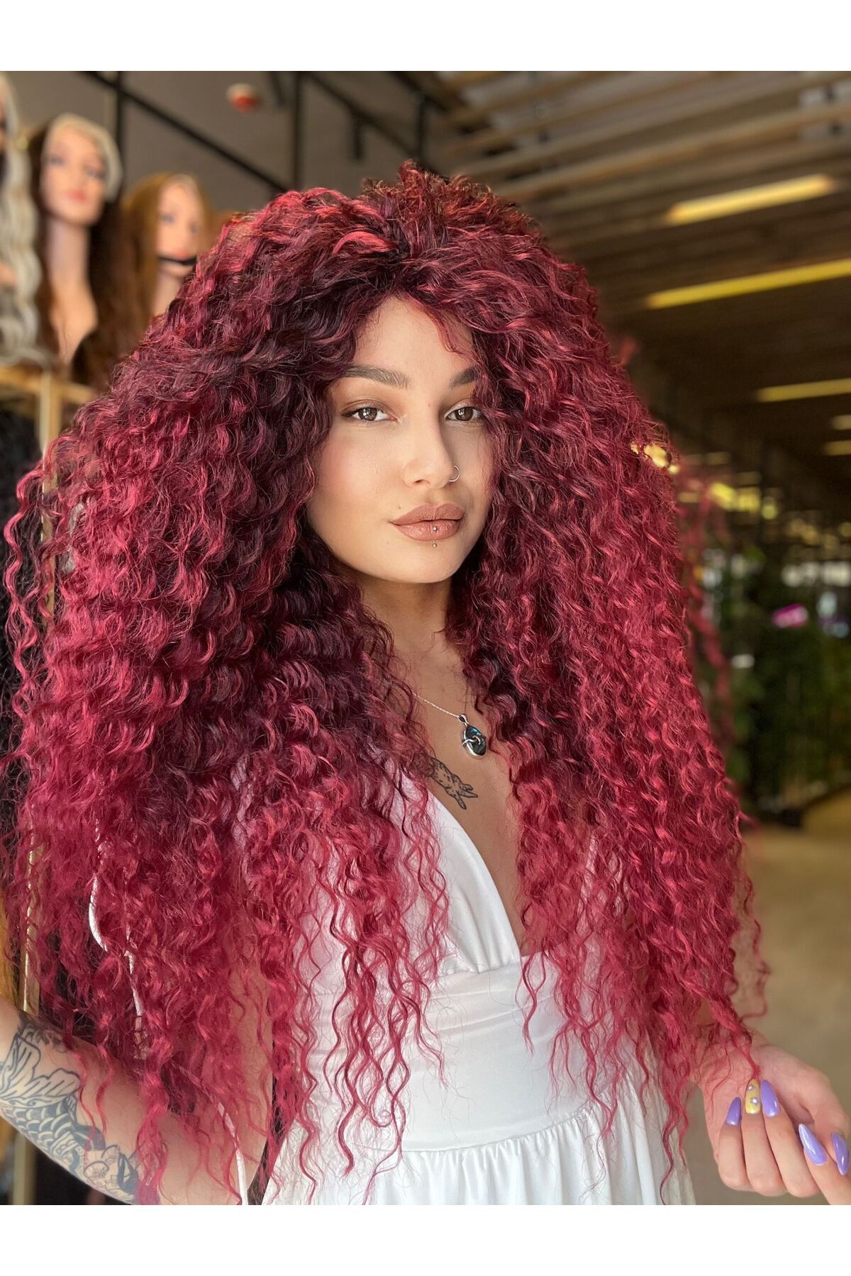 Suzan Peruk Afro Dalgalı Afro Saç Peruk - Fiyatı, Yorumları