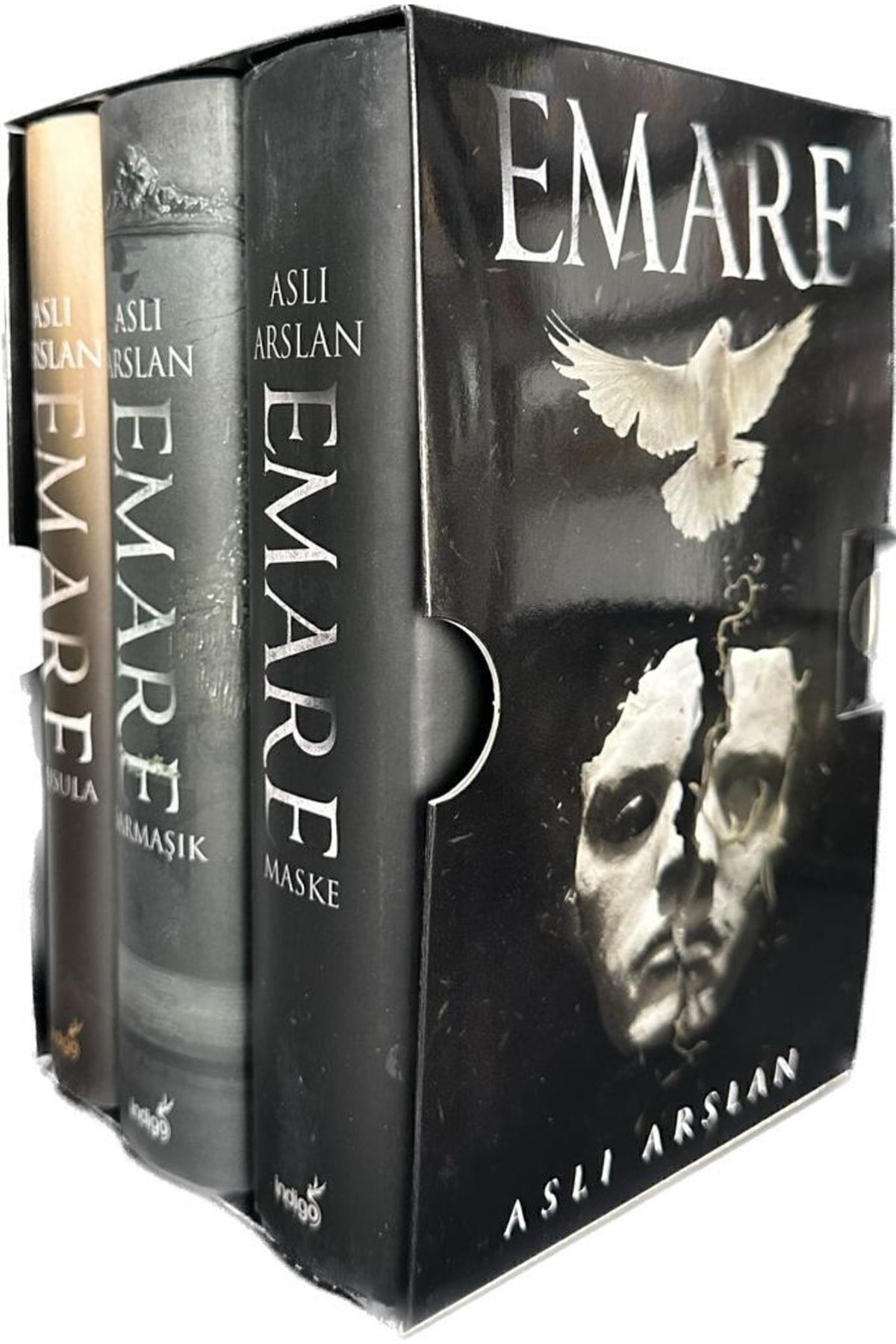 İndigo Kitap Emare Serisi 3 Kitap Kutulu Set (CİLTLİ) Poster Hediyeli ...