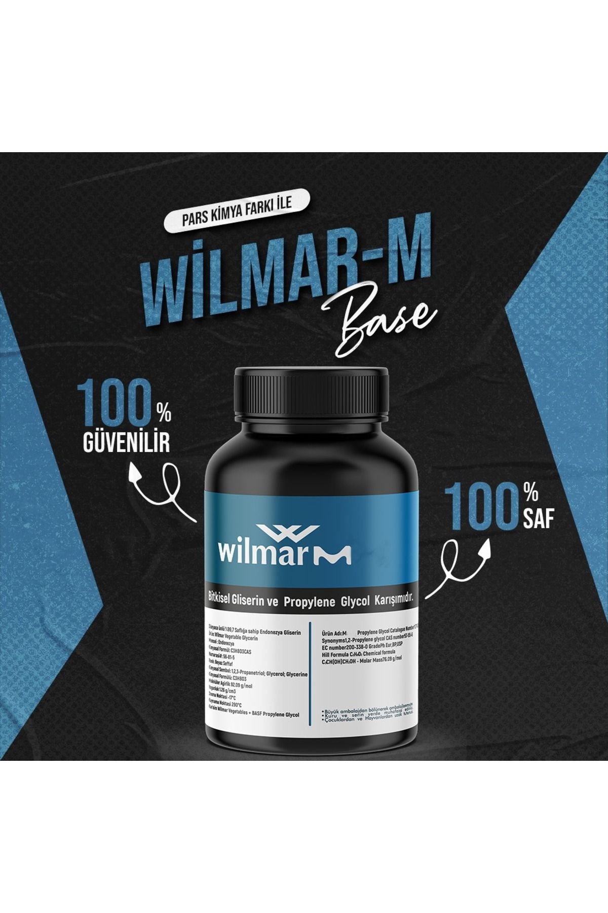 Wilmar Pars Kimya -mrck 500 ml 12 Mg 80/20 Gliserin Base Fiyatı ...