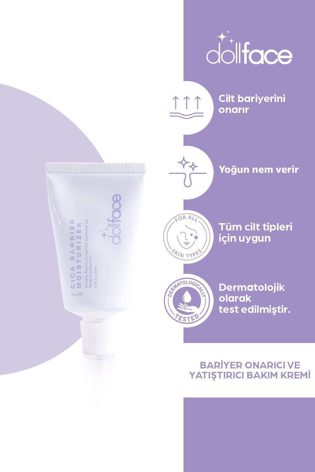 dollface Bariyer Onarıcı Ve Yatıştırıcı Cica Bakım Kremi - Fiyatı ...