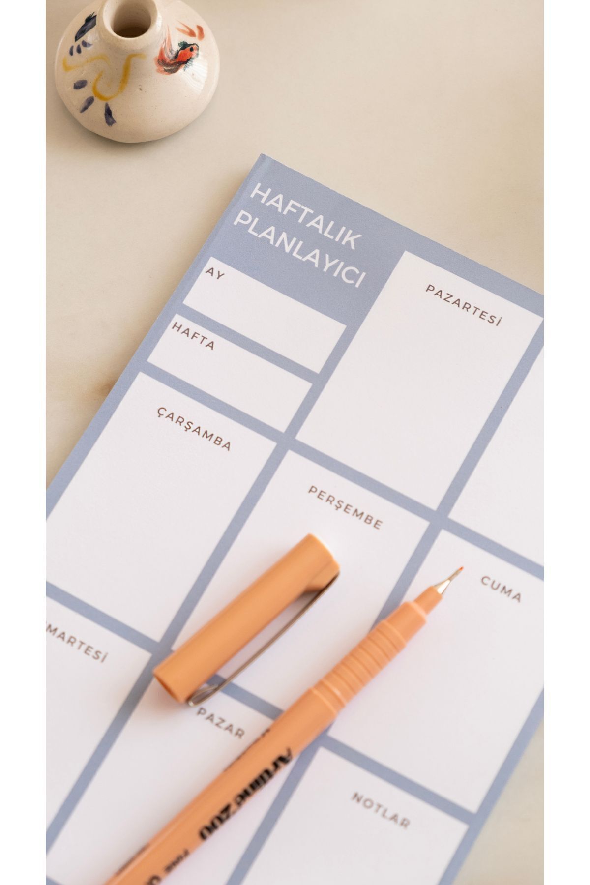 Chi-Chi Papers Haftalık Masaüstü Planlayıcı - Mavi Fiyatı, Yorumları ...