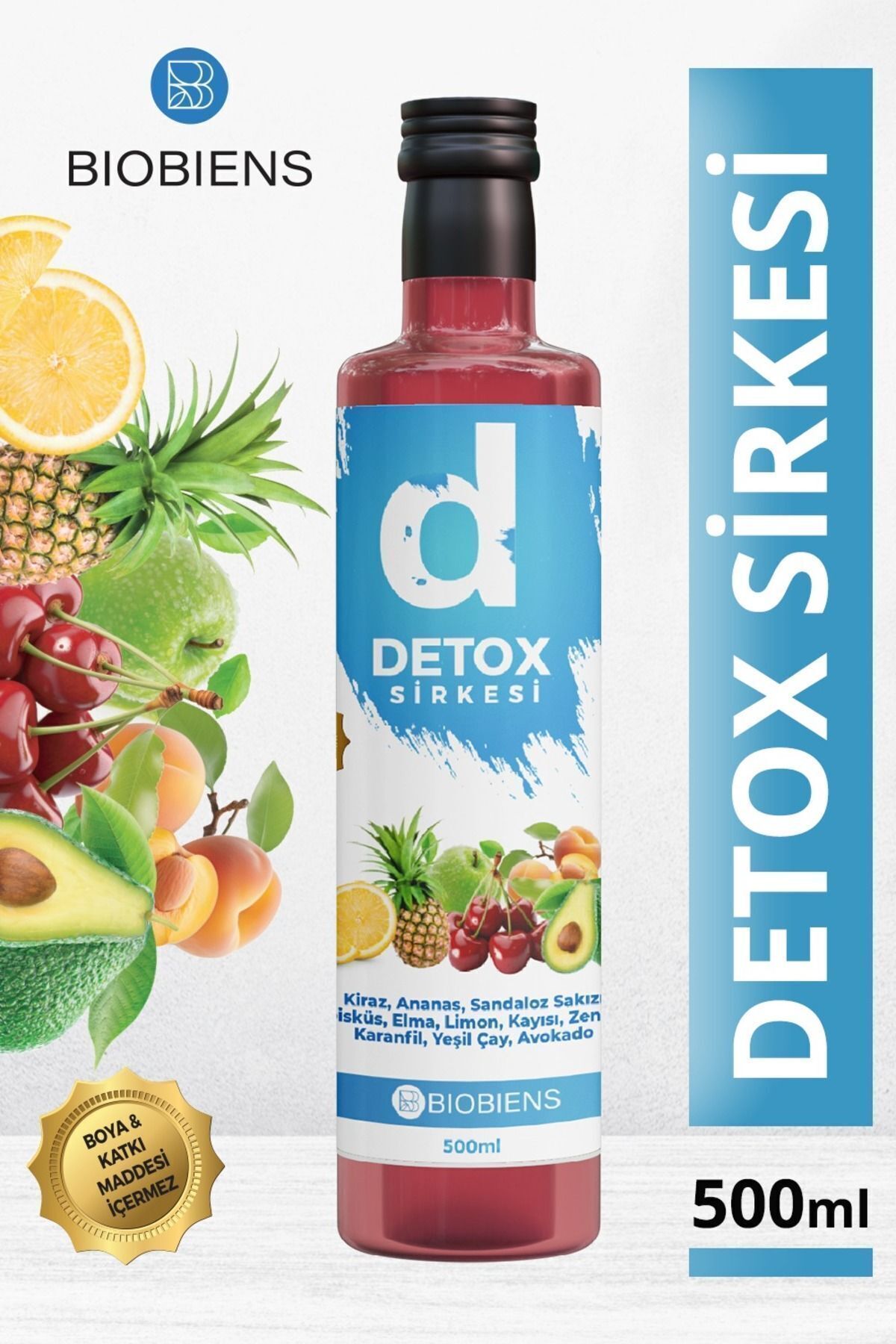 Biobiens Detox Sirkesi 500 ml Fiyatı, Yorumları - Trendyol