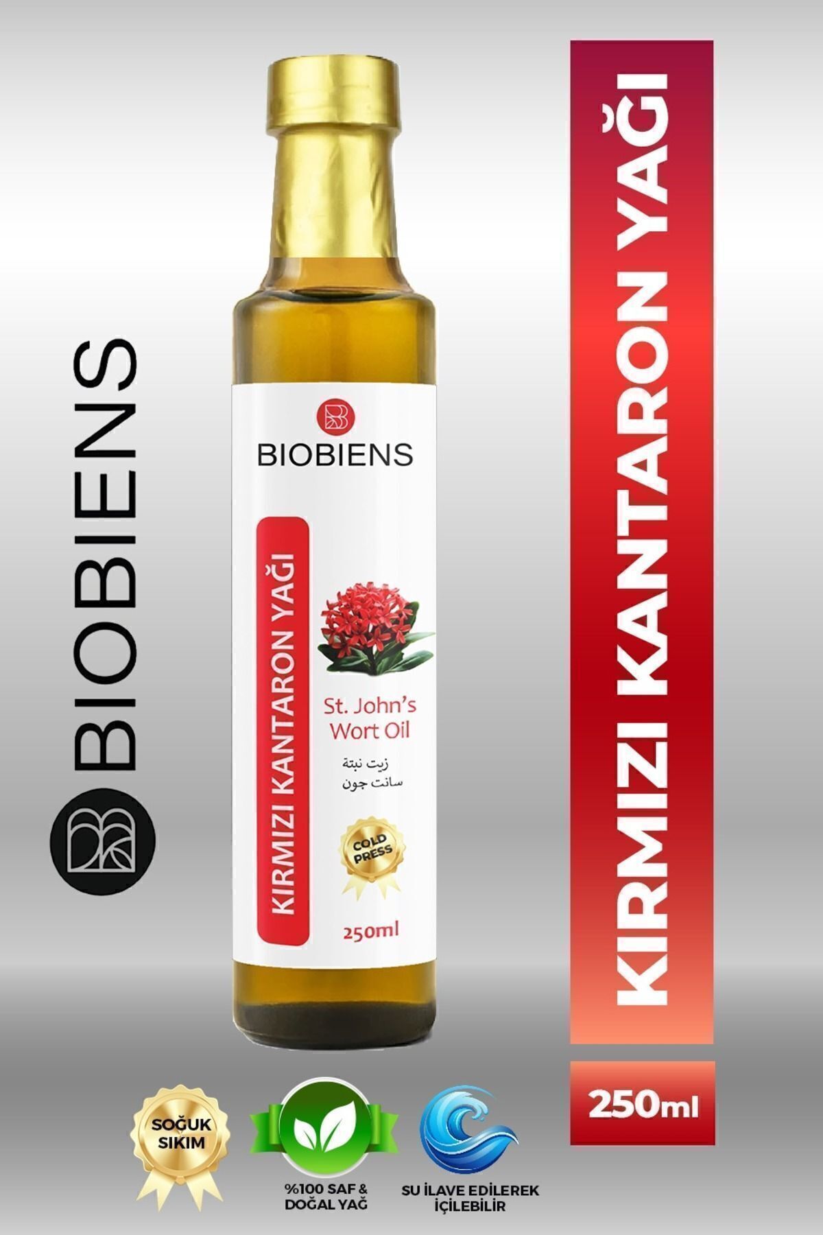 Biobiens Kırmızı Kantaron Yağı 250 ml - Fiyatı, Yorumları