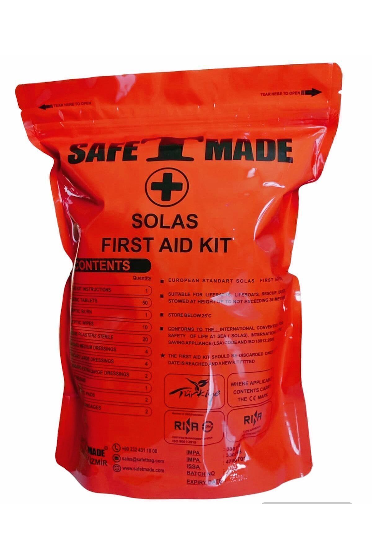 safetmade SOLAS İLK YARDIM SETİ (FIRST AID KIT - Fiyatı, Yorumları