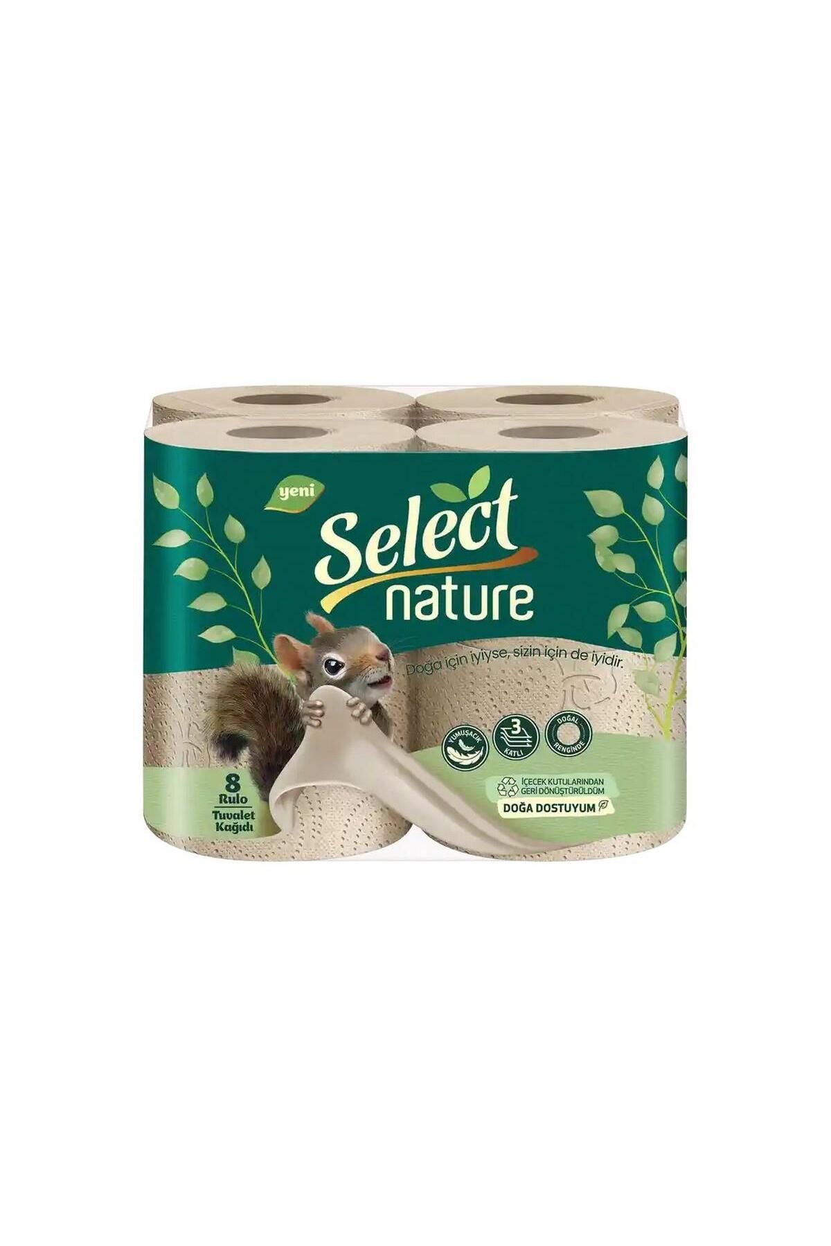 Select Nature 3 Katlı Tuvalet Kağıdı 8'li (6 ADET)Fiyatı, Yorumları ...