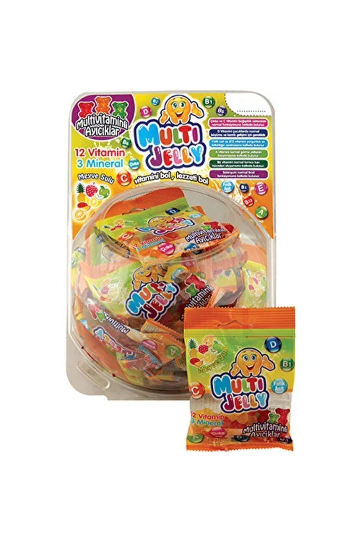 Multi Jelly Sanpharma Multi Jelly 40'lı Kavanoz - Fiyatı, Yorumları