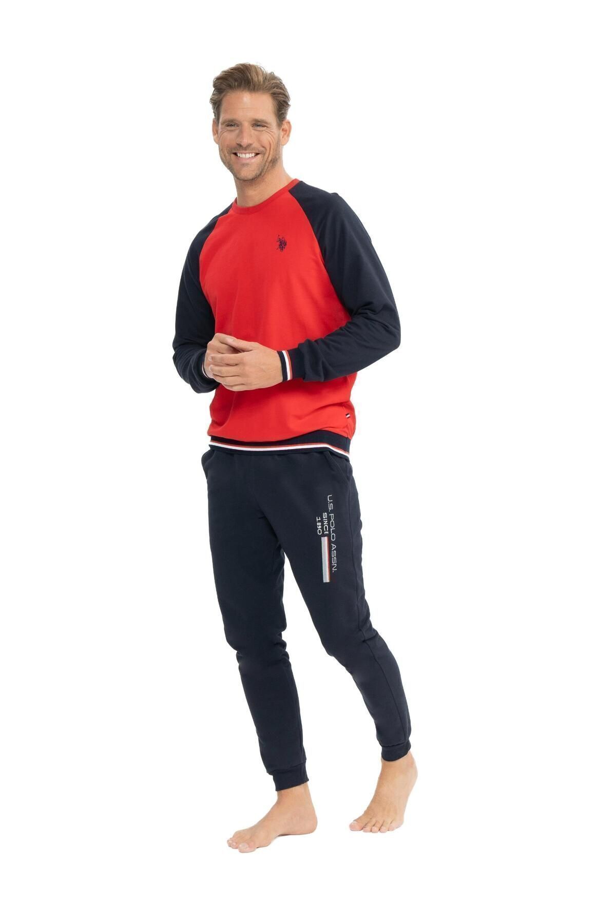 U.S. Polo Assn. AST U.S. Polo Assn. Erkek Kırmızı Ev Giyim PLS 025KPM ...