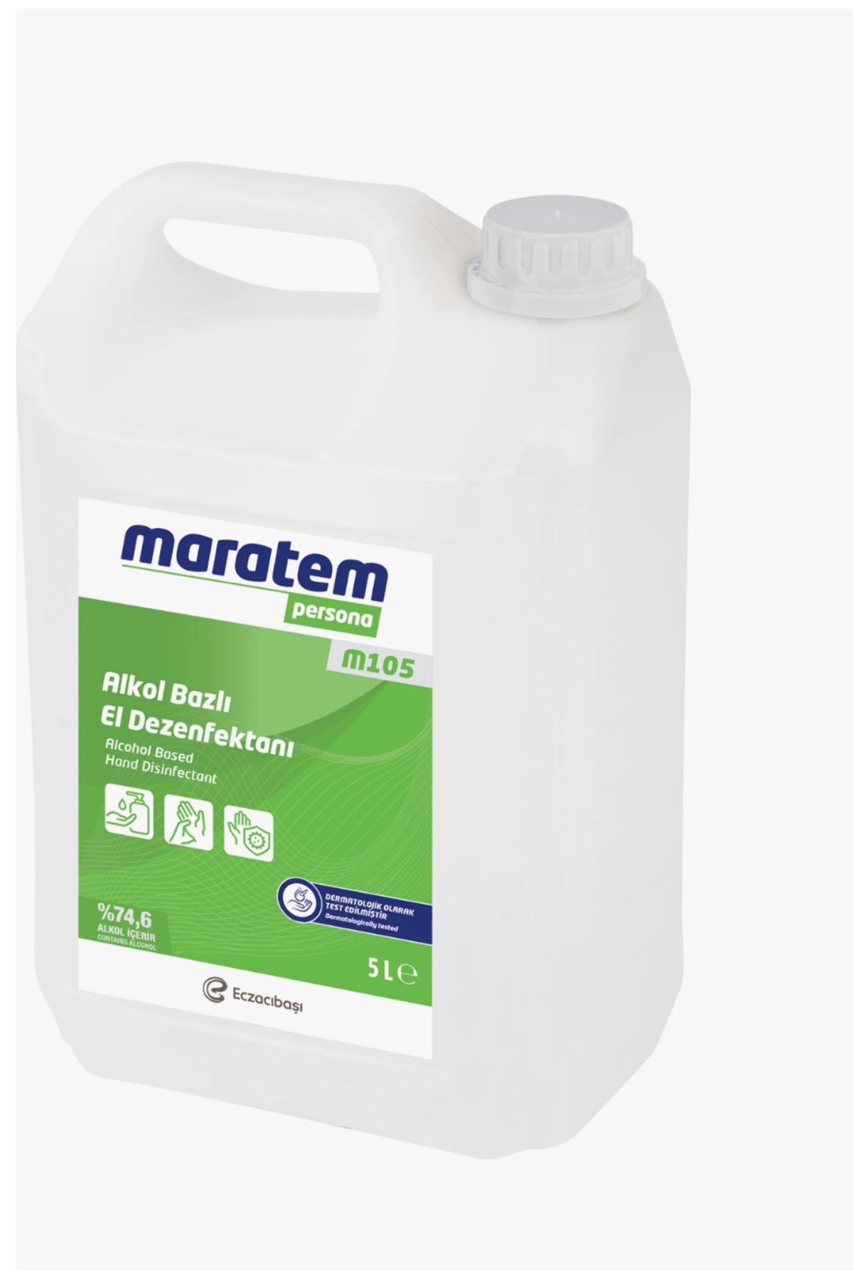 MCK Plus Maratem Eczacıbaşı Alkol Bazlı El Dezenfektanı 5 Litre MACK-01 ...