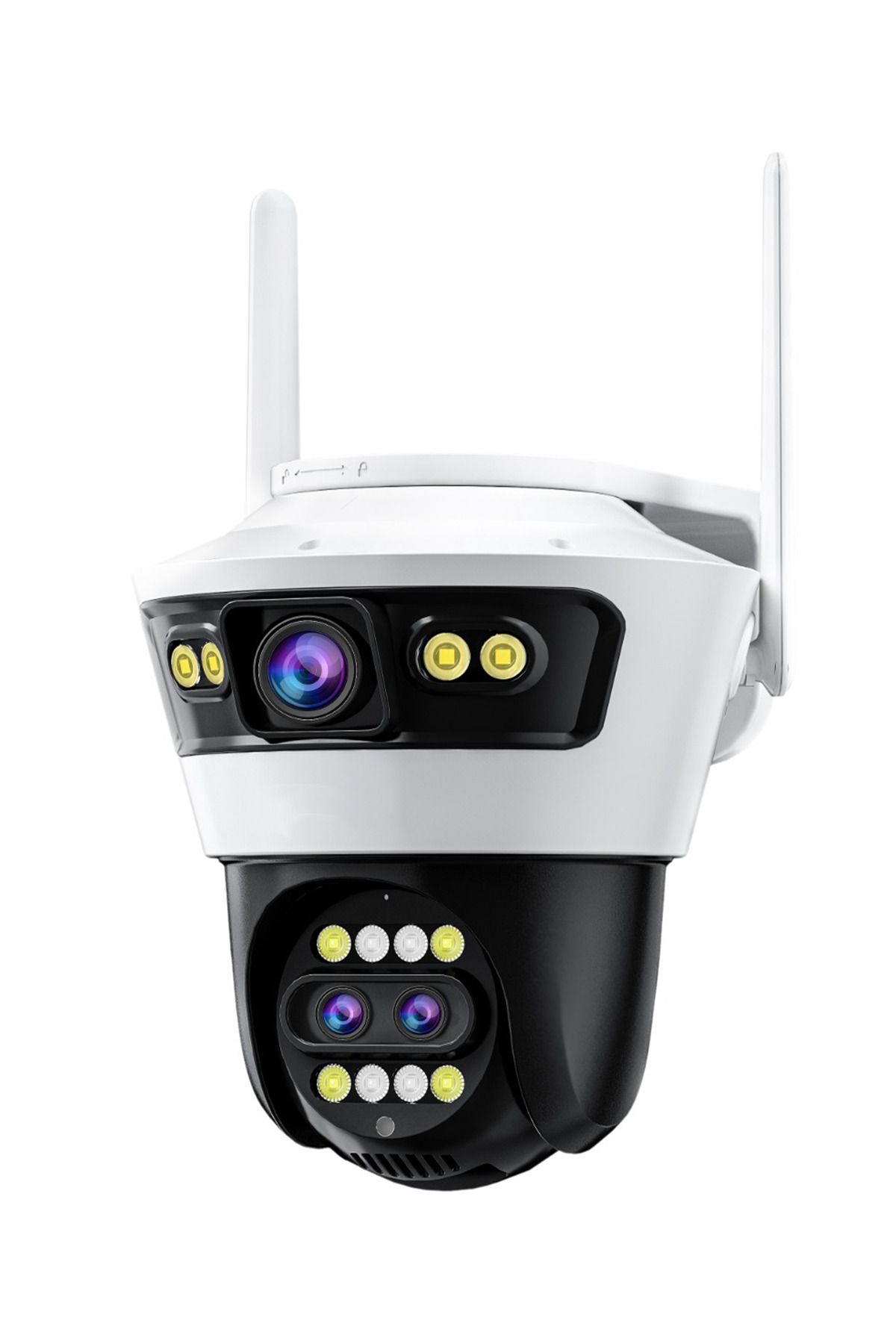 PASACO 6mp 6k Ultra Hd 3 Lensli 8xzoom Dış Mekan Gece Görüşlü Akıllı Ip ...