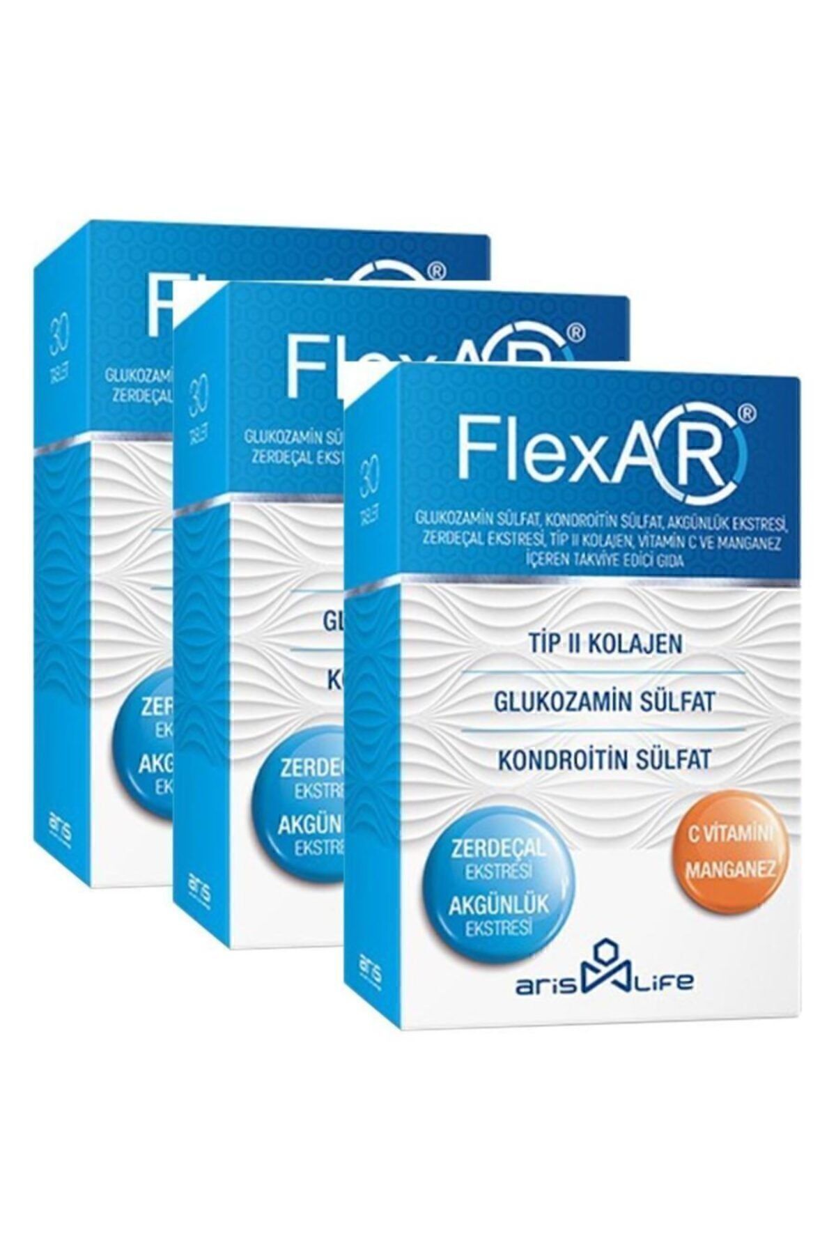 aris life Flexar 30 Tablet X 3 Adet Fiyatı, Yorumları - Trendyol