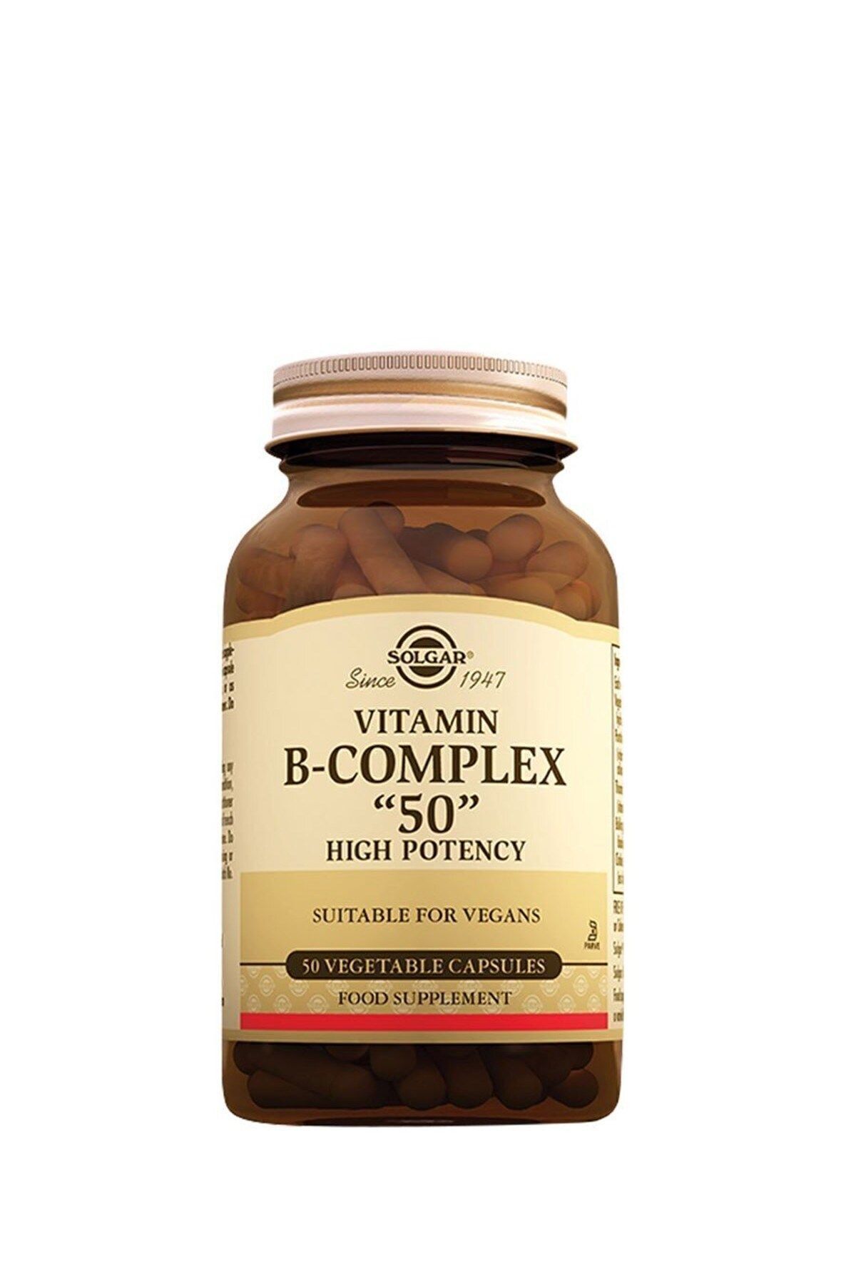 Solgar Vitamin B Complex 50 Mg 50 Kapsül - Fiyatı, Yorumları