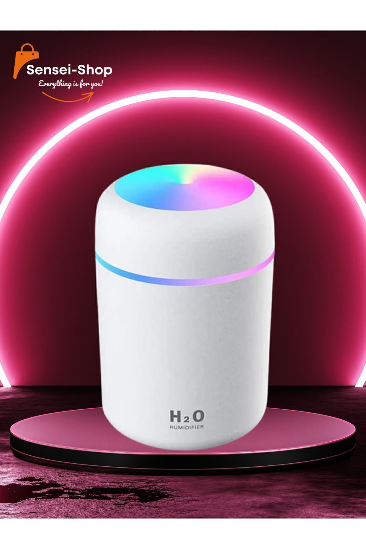 Humidifier H20 300 Ml Ultrasonik Hava Nemlendirici Ve Aroma Difüzörü ...