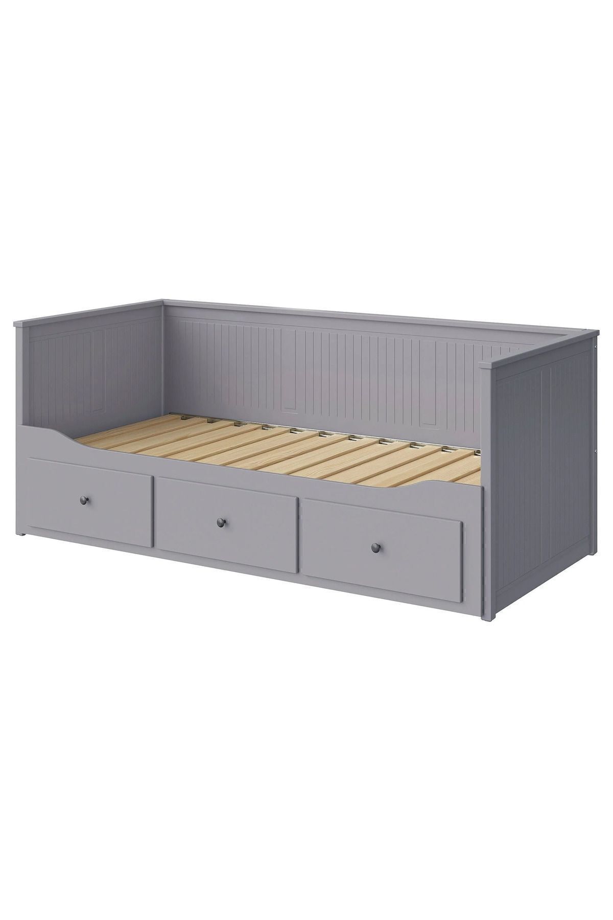 IKEA AKDENİZ MODERN HEMNES DİVAN gri 80x200 cm DİVAN VE SAKLAMA ALANI ...